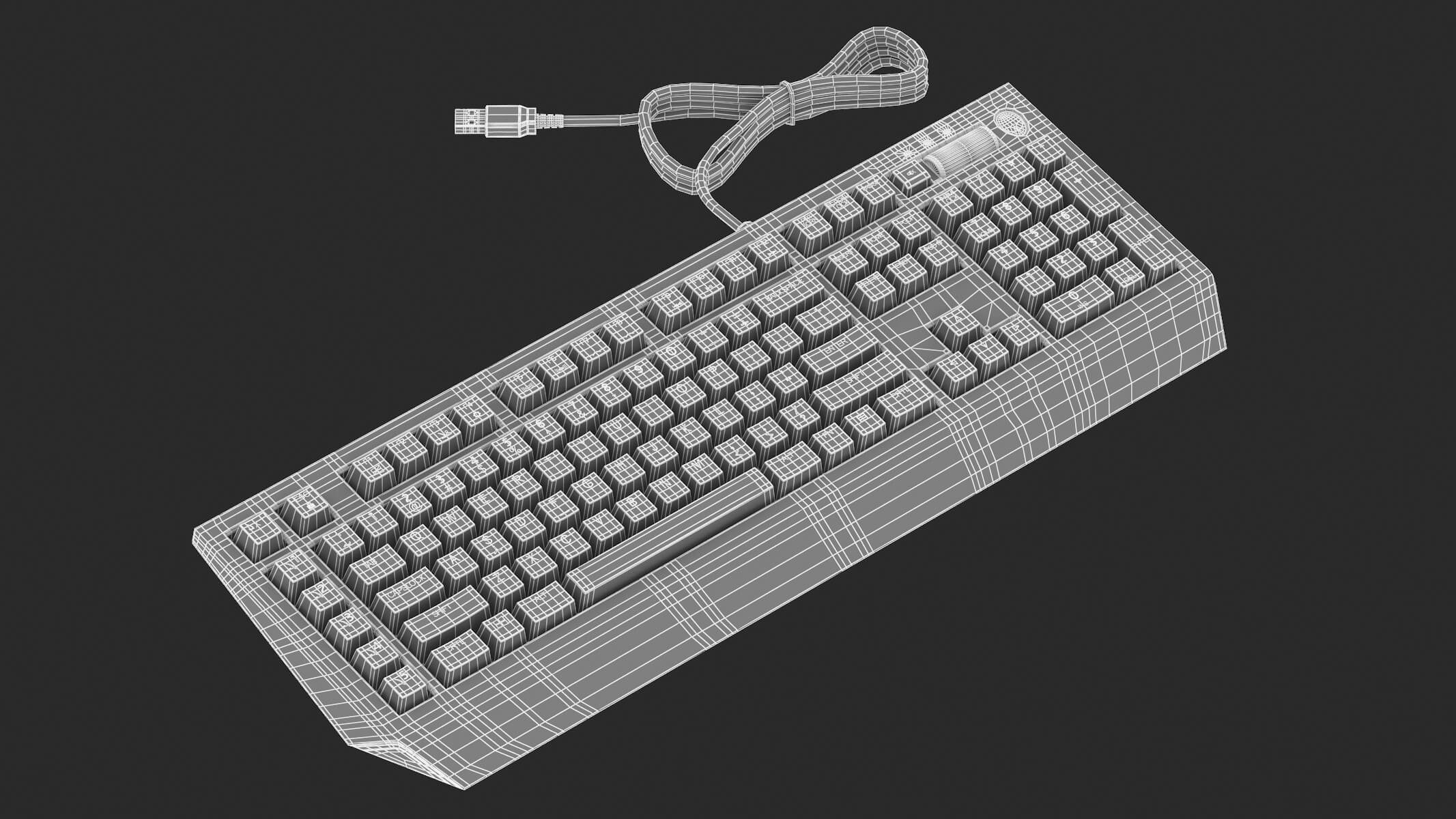Alienware Pro Gaming Keyboard AW768 - 3D Model by frezzy