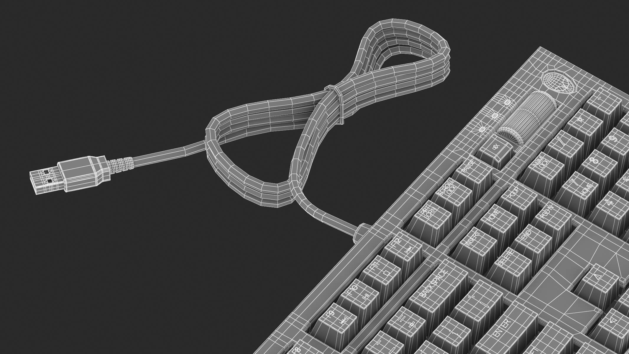 Alienware Pro Gaming Keyboard AW768 - 3D Model by frezzy