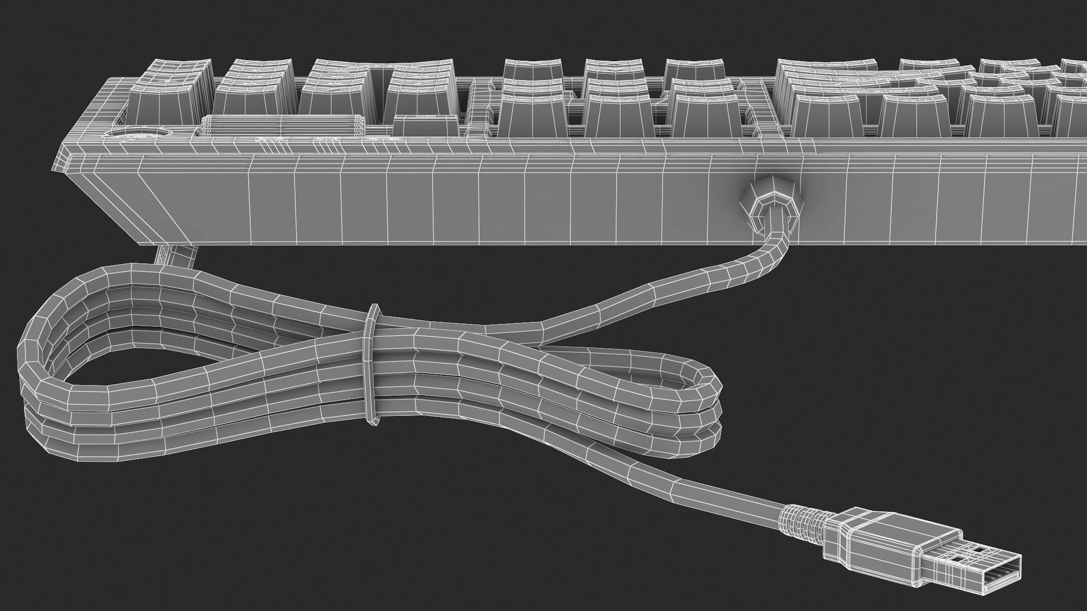 Alienware Pro Gaming Keyboard AW768 - 3D Model by frezzy