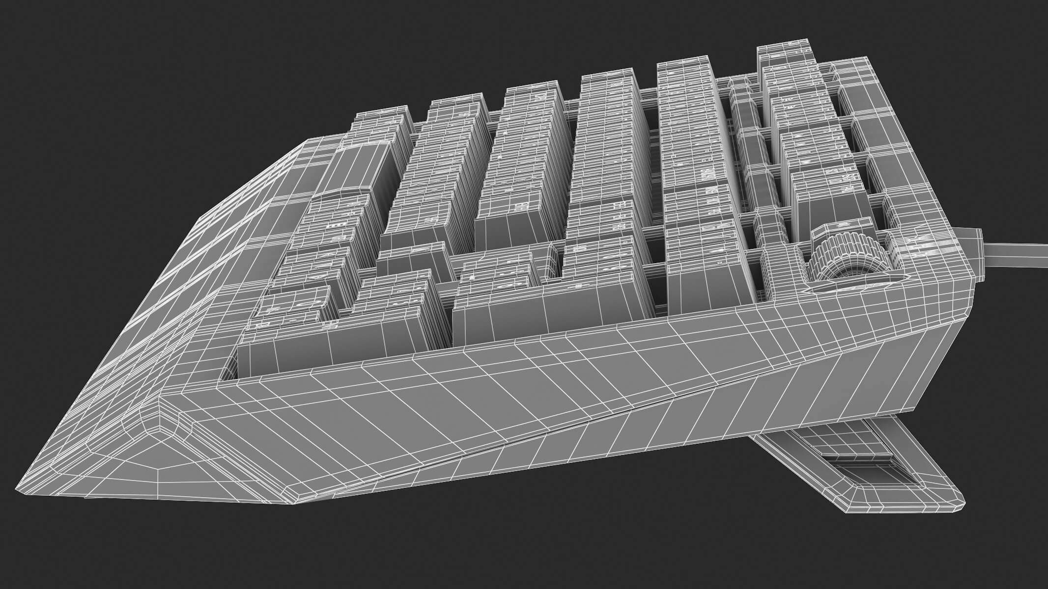 Alienware Pro Gaming Keyboard AW768 - 3D Model by frezzy