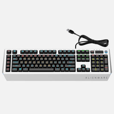 Alienware Pro Gaming Keyboard AW768 - 3D Model by frezzy