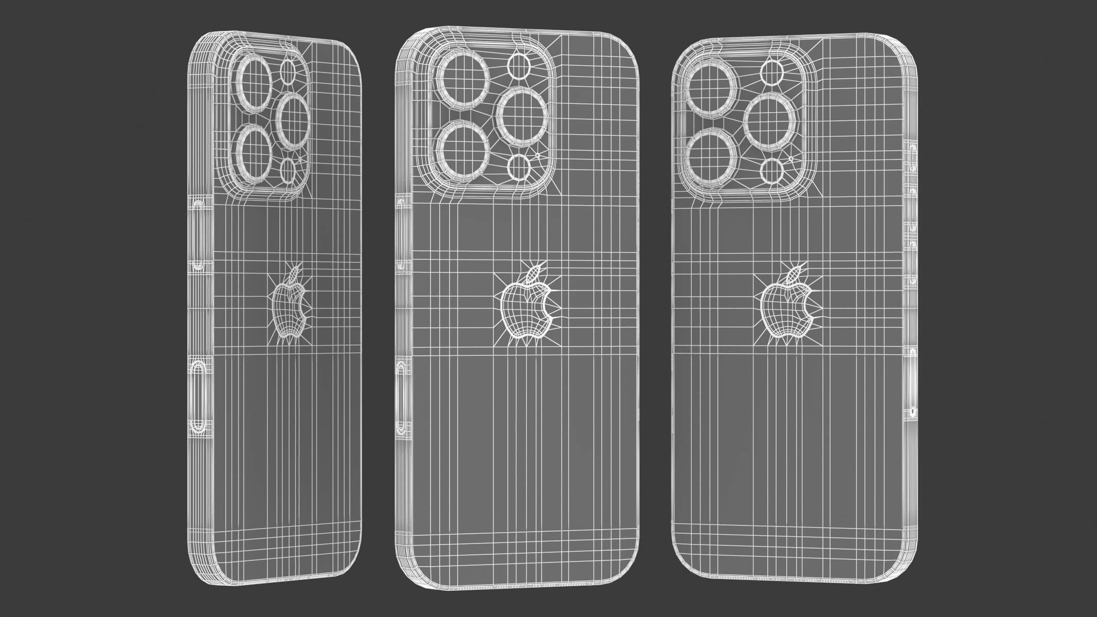 All The Colors of The Apple iPhone 16 Pro Max Titanium - 3D Model by frezzy