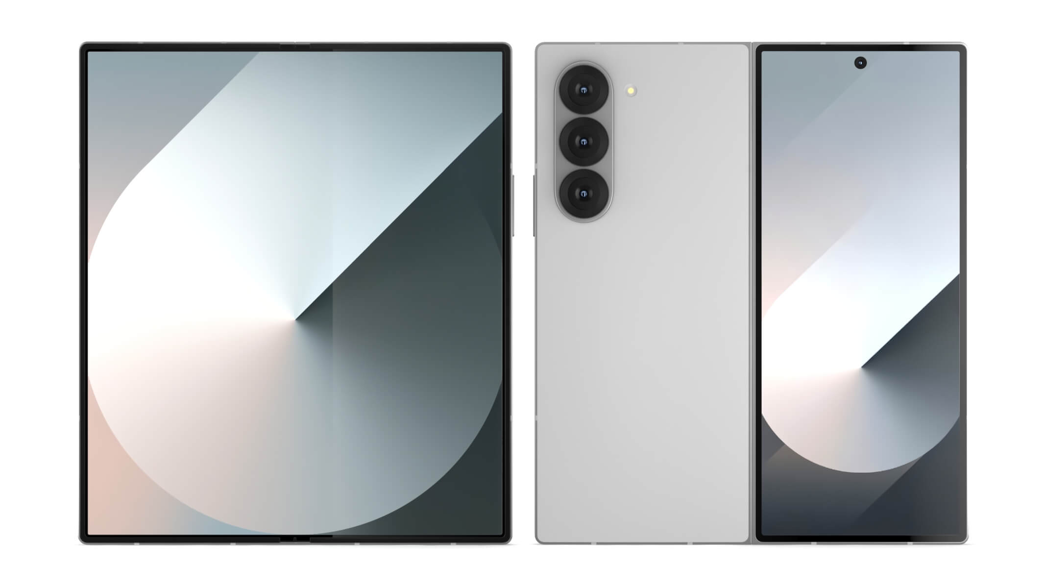 All The Colors of The Galaxy Z Fold6 - 3D Model by frezzy