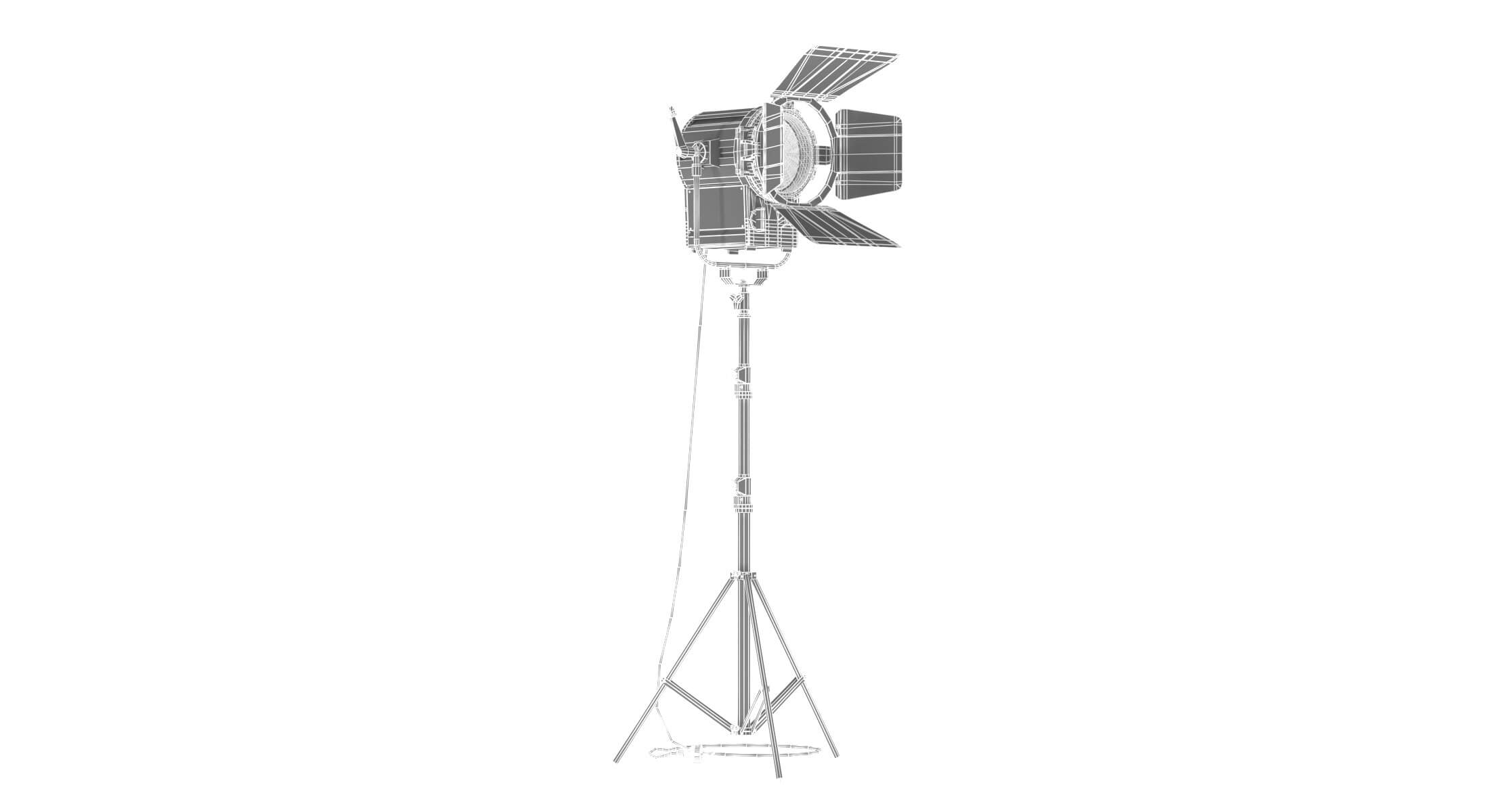 Altman 2000L-SM Fresnel Light 3D Model by frezzy