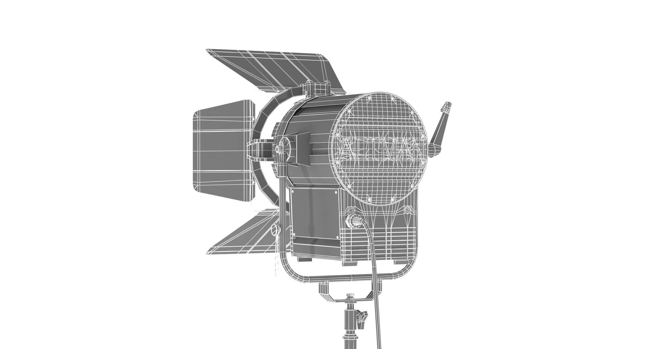 Altman 2000L-SM Fresnel Light 3D Model by frezzy