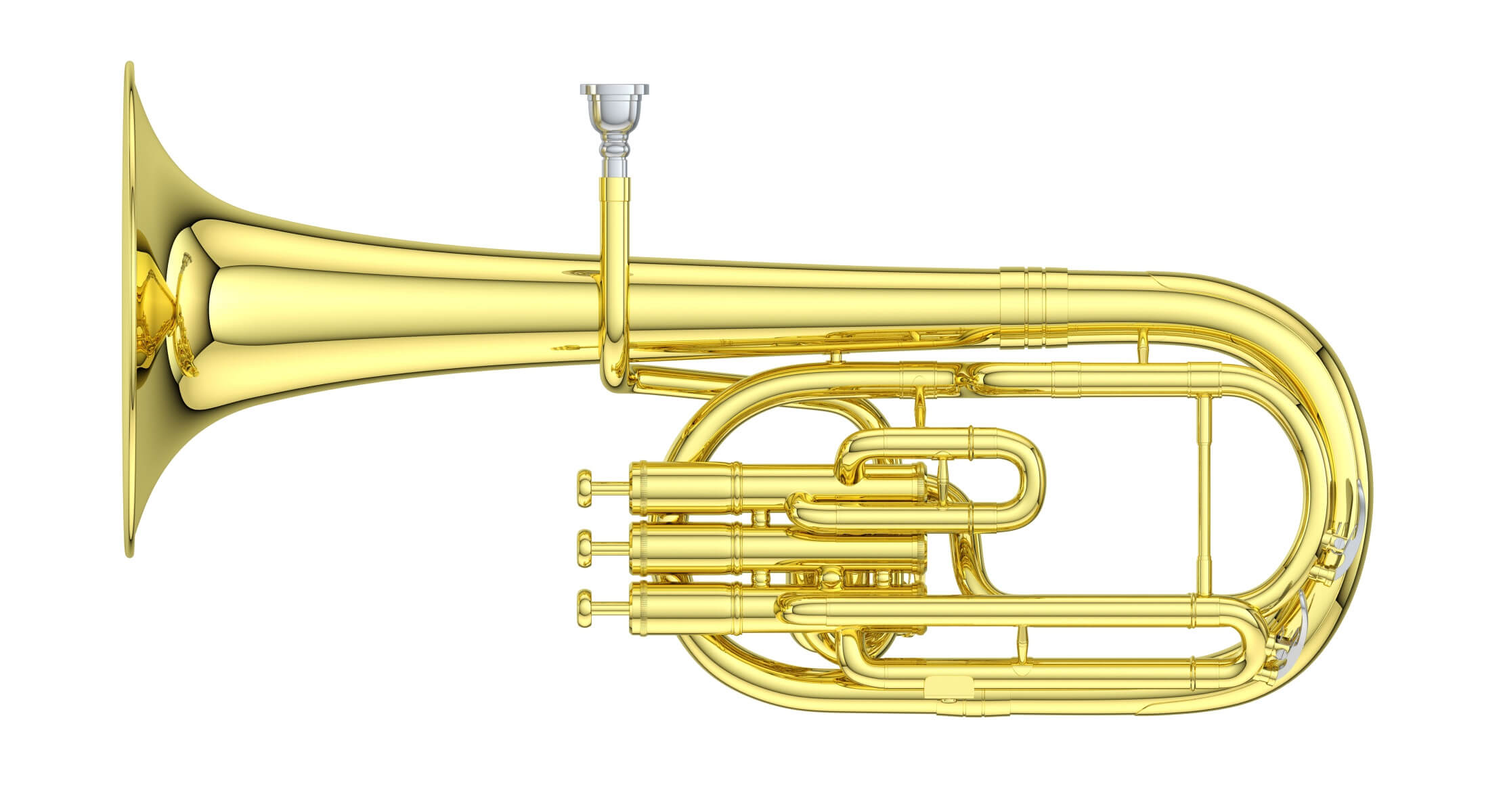 Alto Horn - 3D Model by frezzy