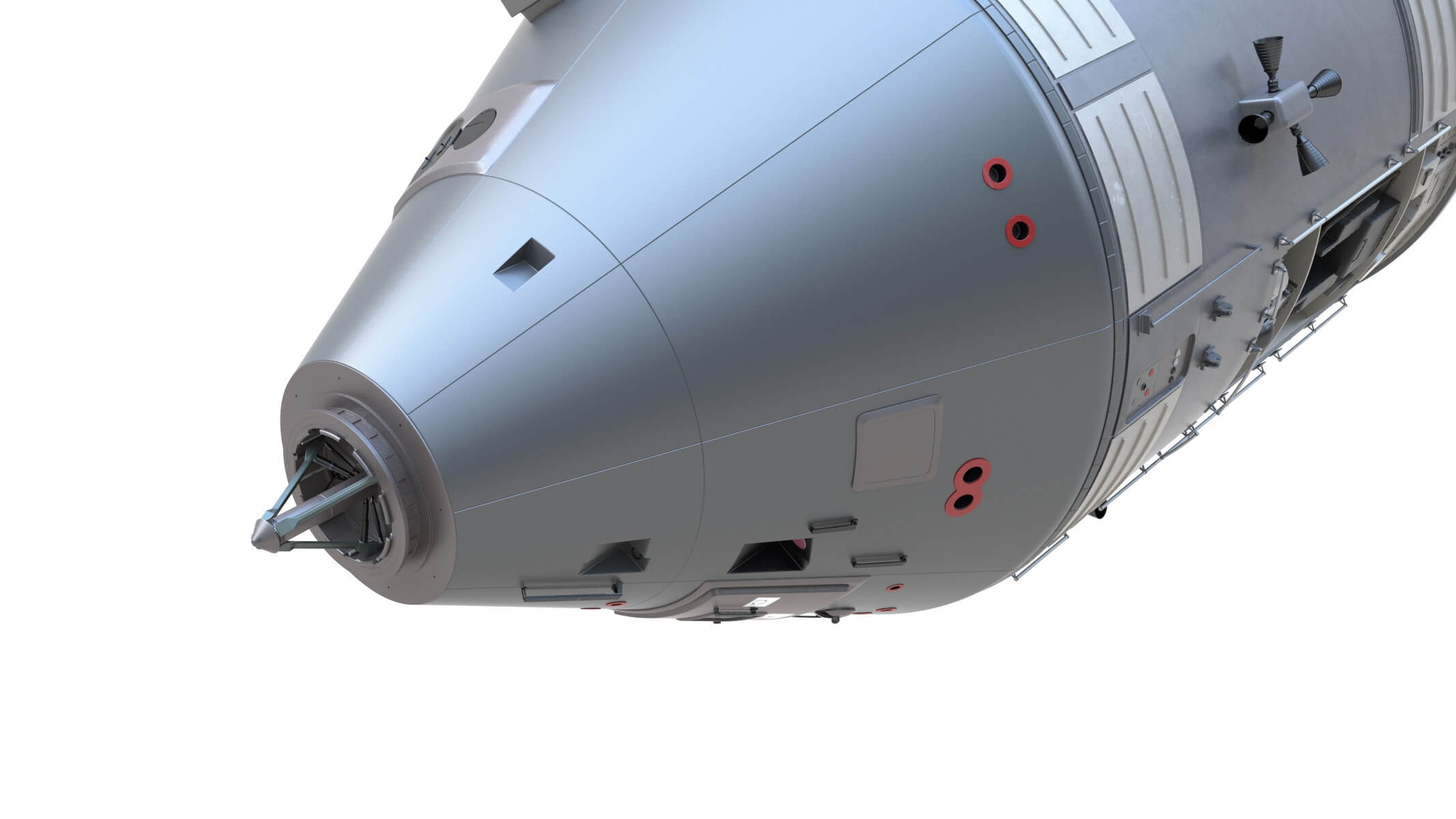 Apollo Spacecraft 2 - 3D Model by frezzy