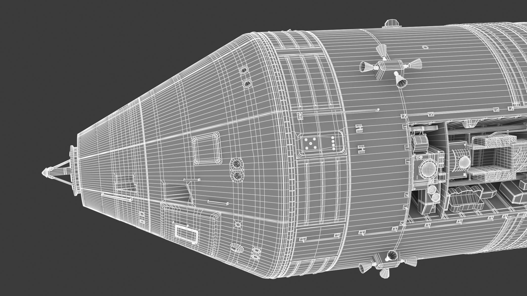 Apollo Spacecraft 2 - 3D Model by frezzy