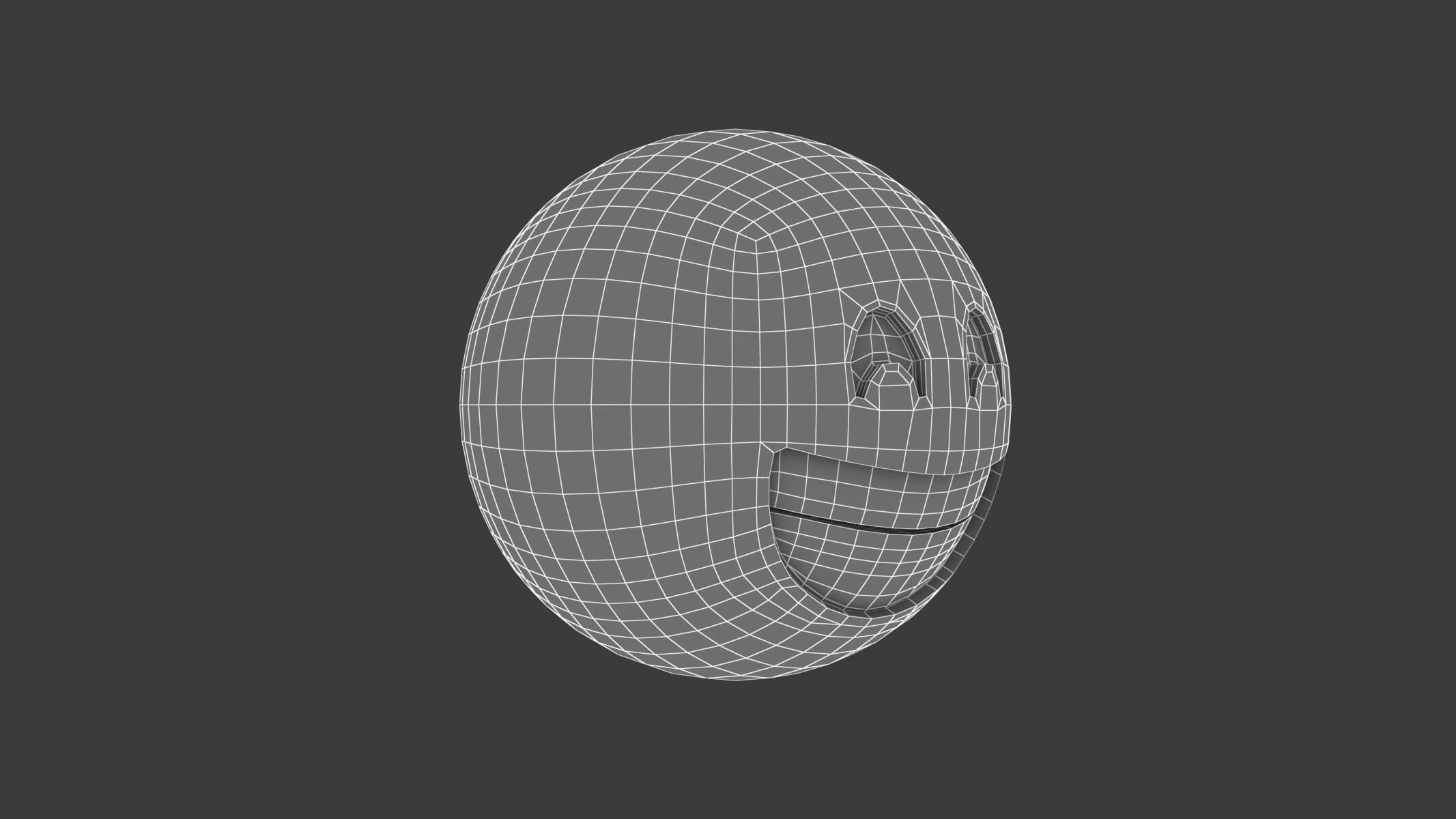 Beaming Face With Smiling Eyes - 3D Model by frezzy