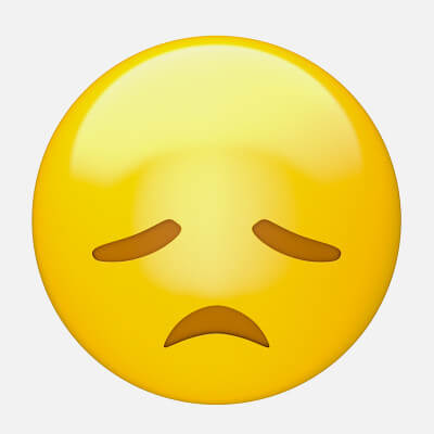 Disappointed Face - 3D Model by frezzy