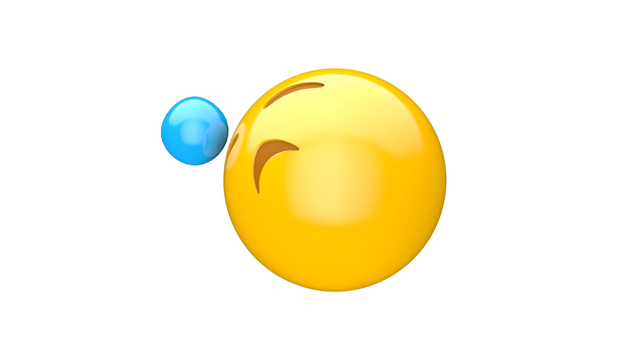 Downcast Face With Sweat - 3D Model by frezzy