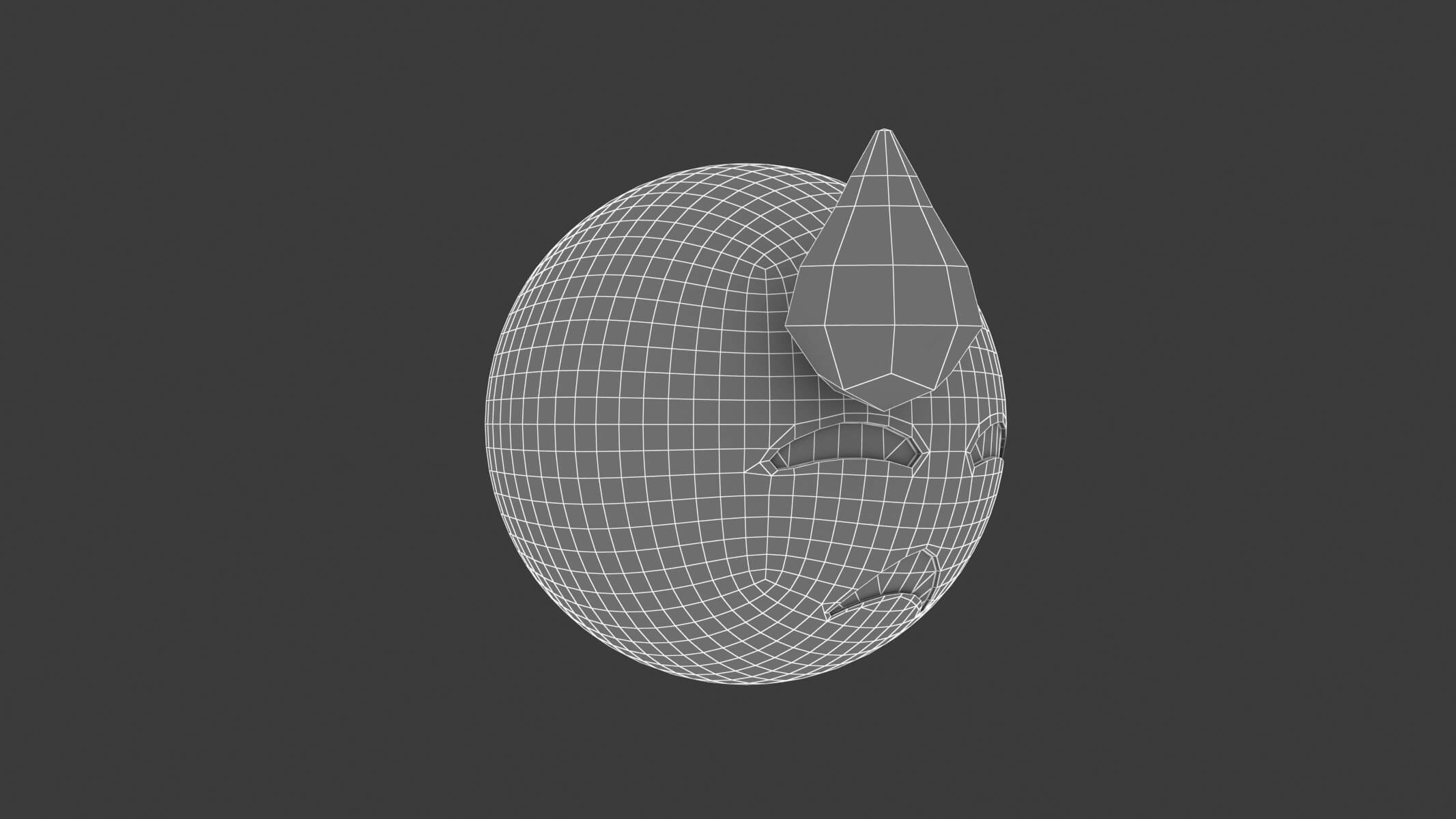 Downcast Face With Sweat - 3D Model by frezzy