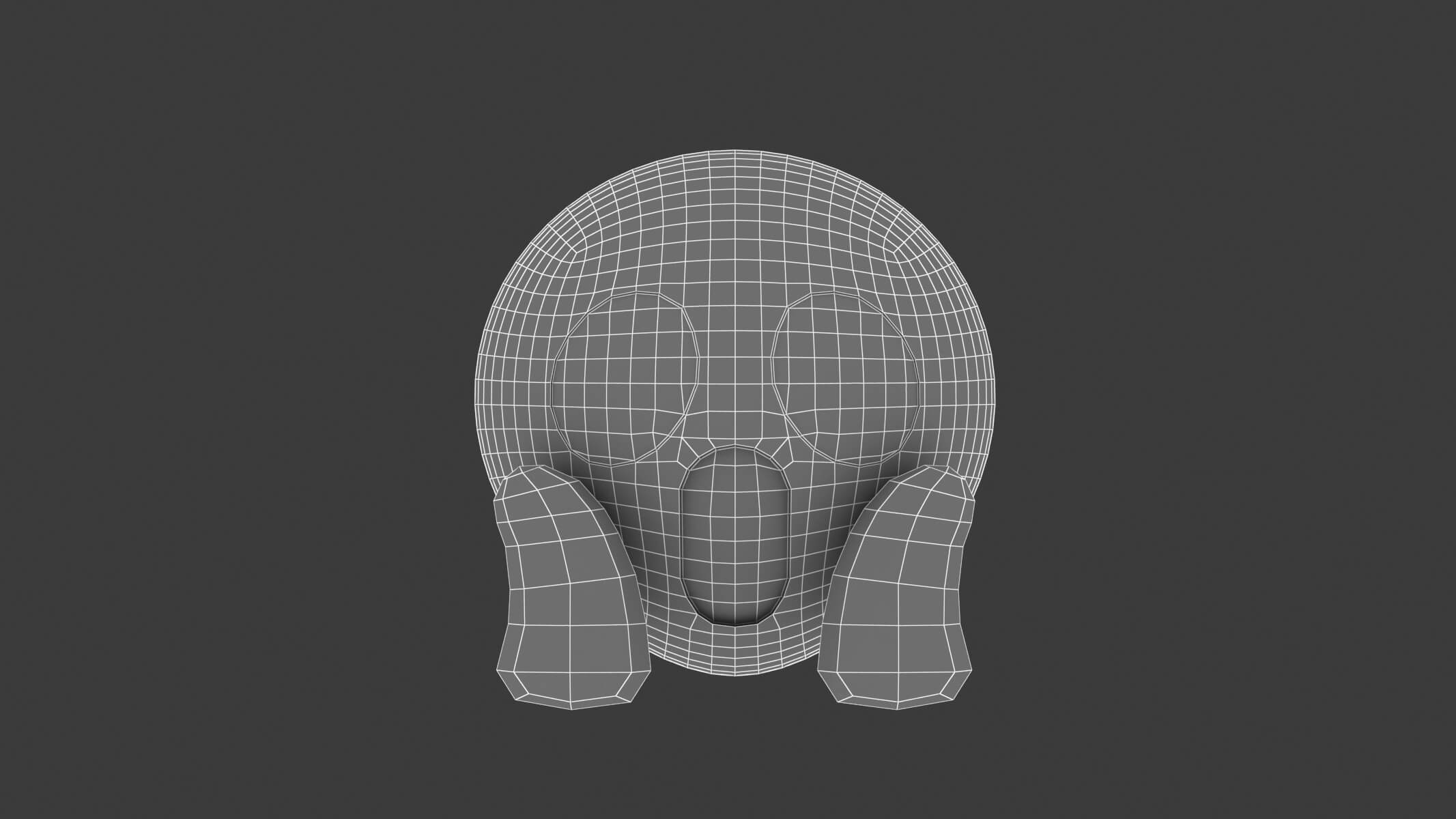 Face Screaming in Fear - 3D Model by frezzy