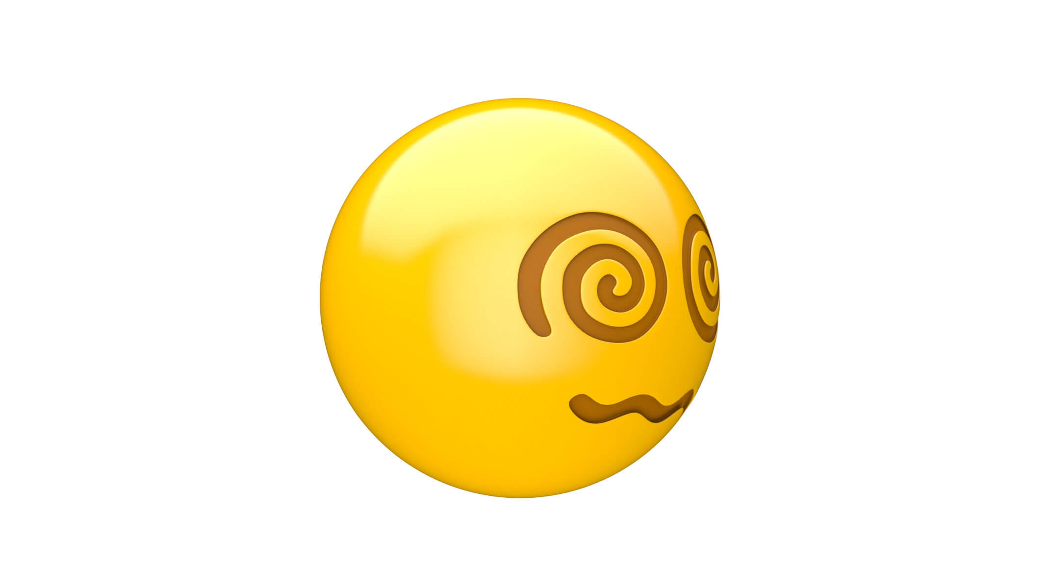 Face With Spiral Eyes - 3D Model by frezzy