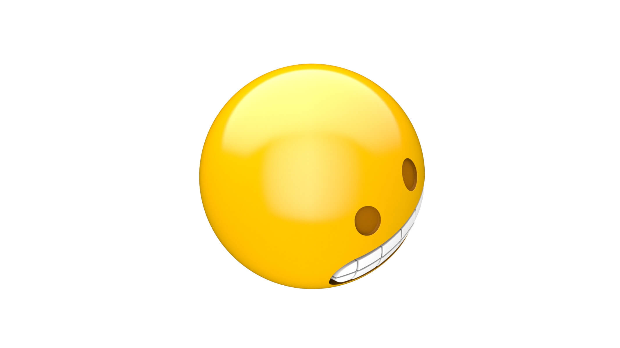 Grimacing Face - 3D Model by frezzy