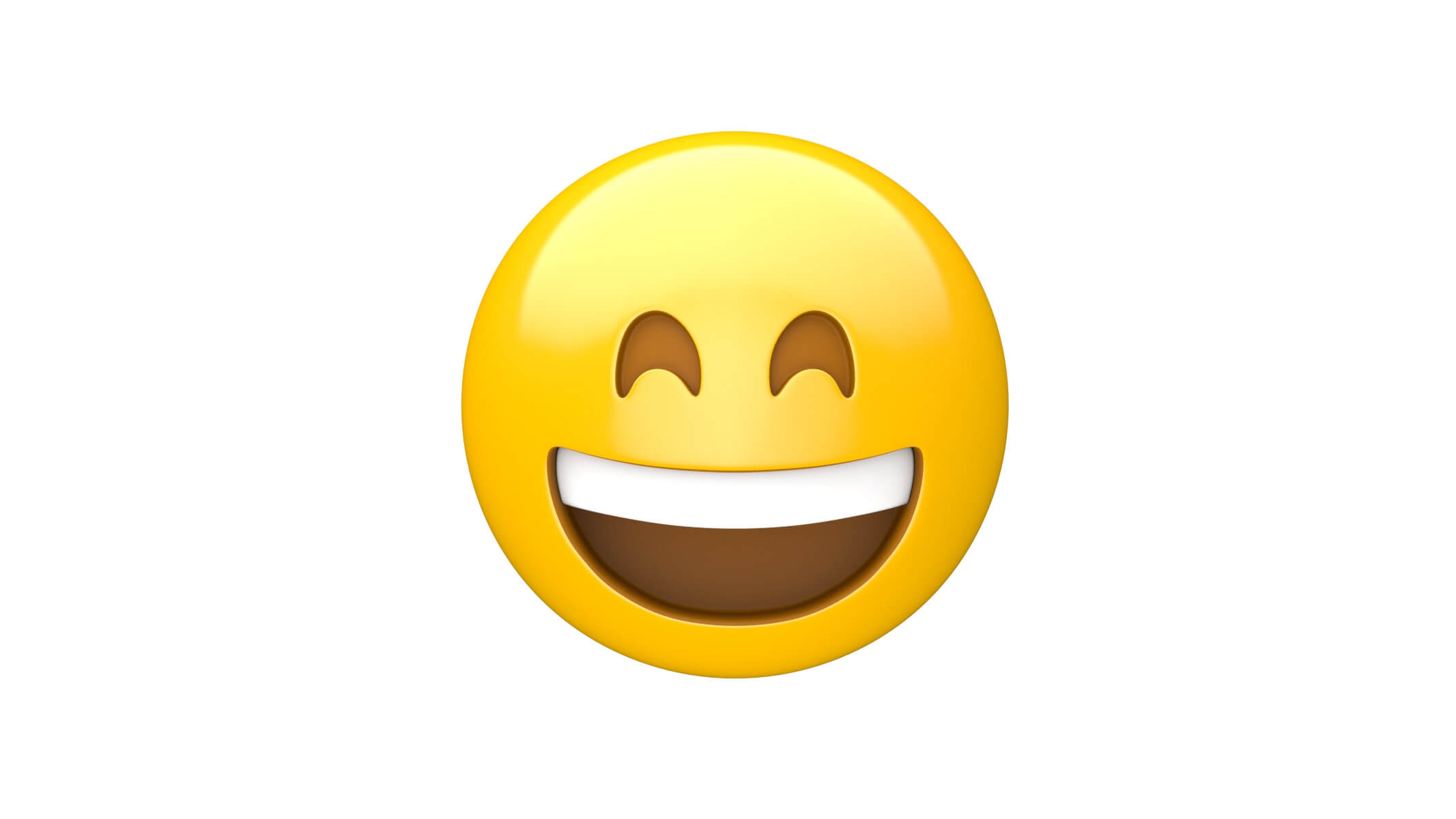 Grinning Face With Smiling Eyes - 3D Model by frezzy