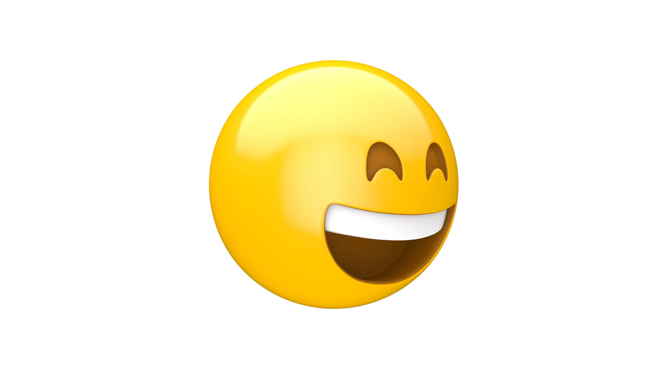 Grinning Face With Smiling Eyes - 3D Model by frezzy