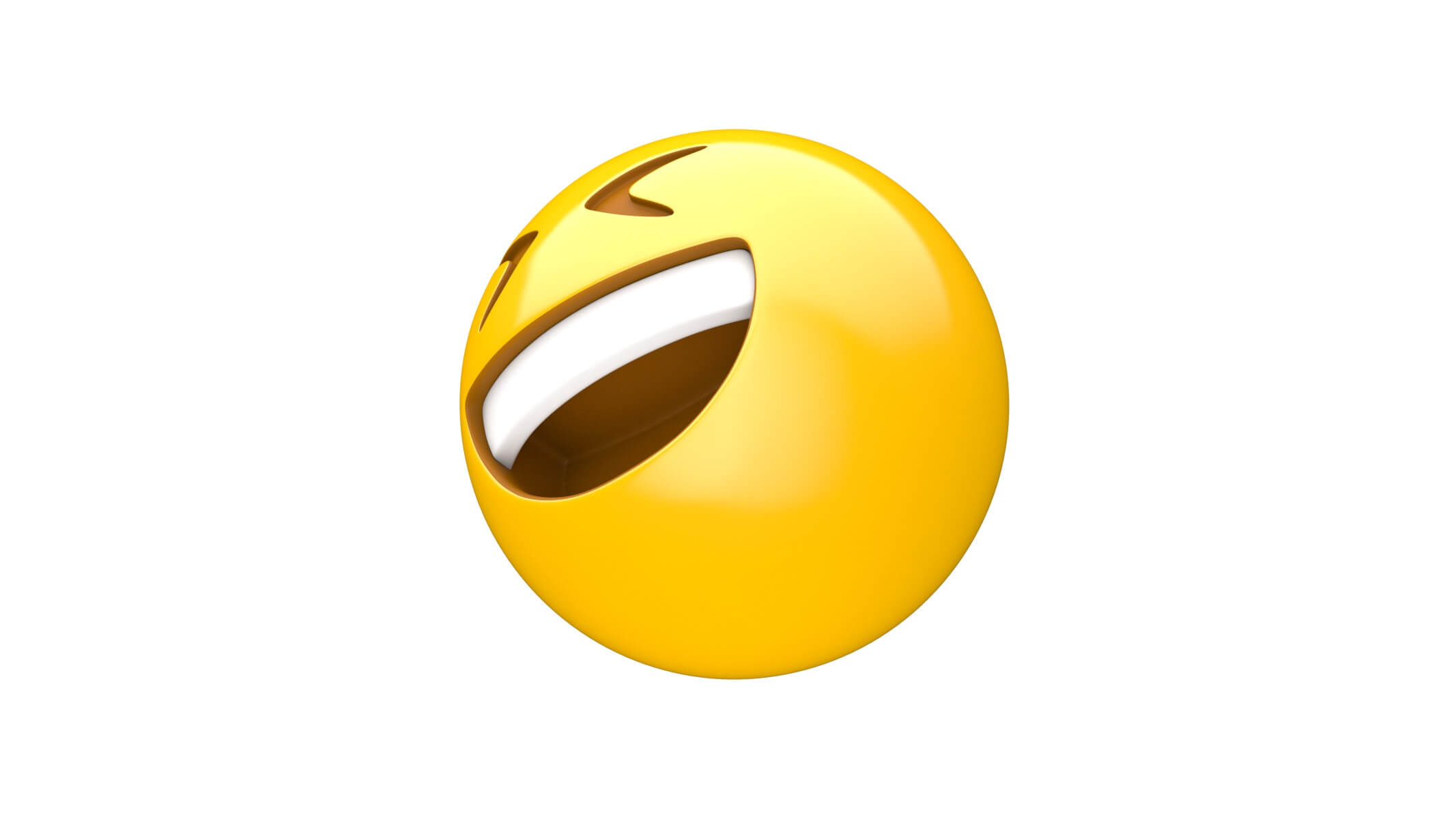 Grinning Squinting Face - 3D Model by frezzy