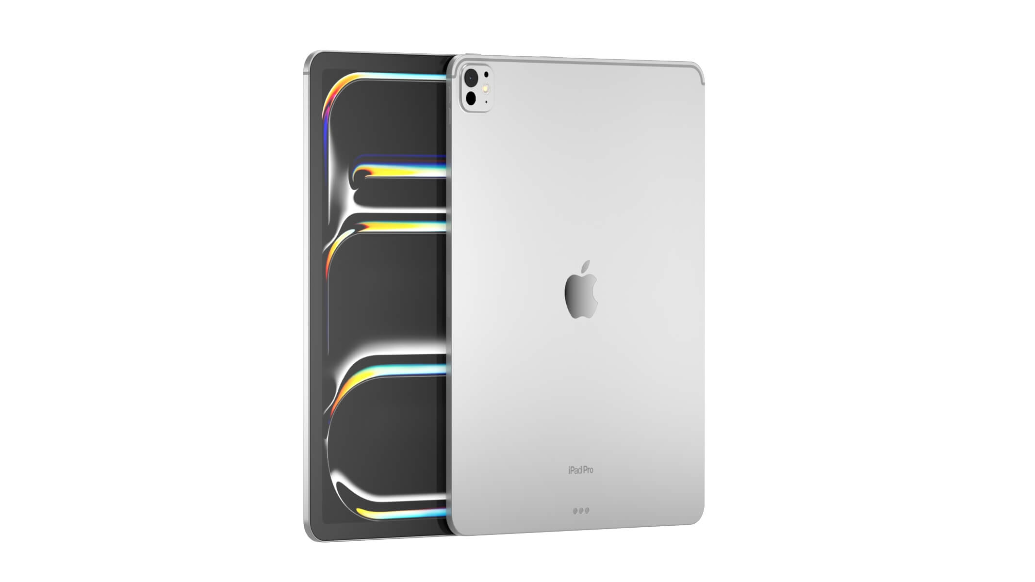 Apple iPad Pro 13 2024 Silver - 3D Model by frezzy