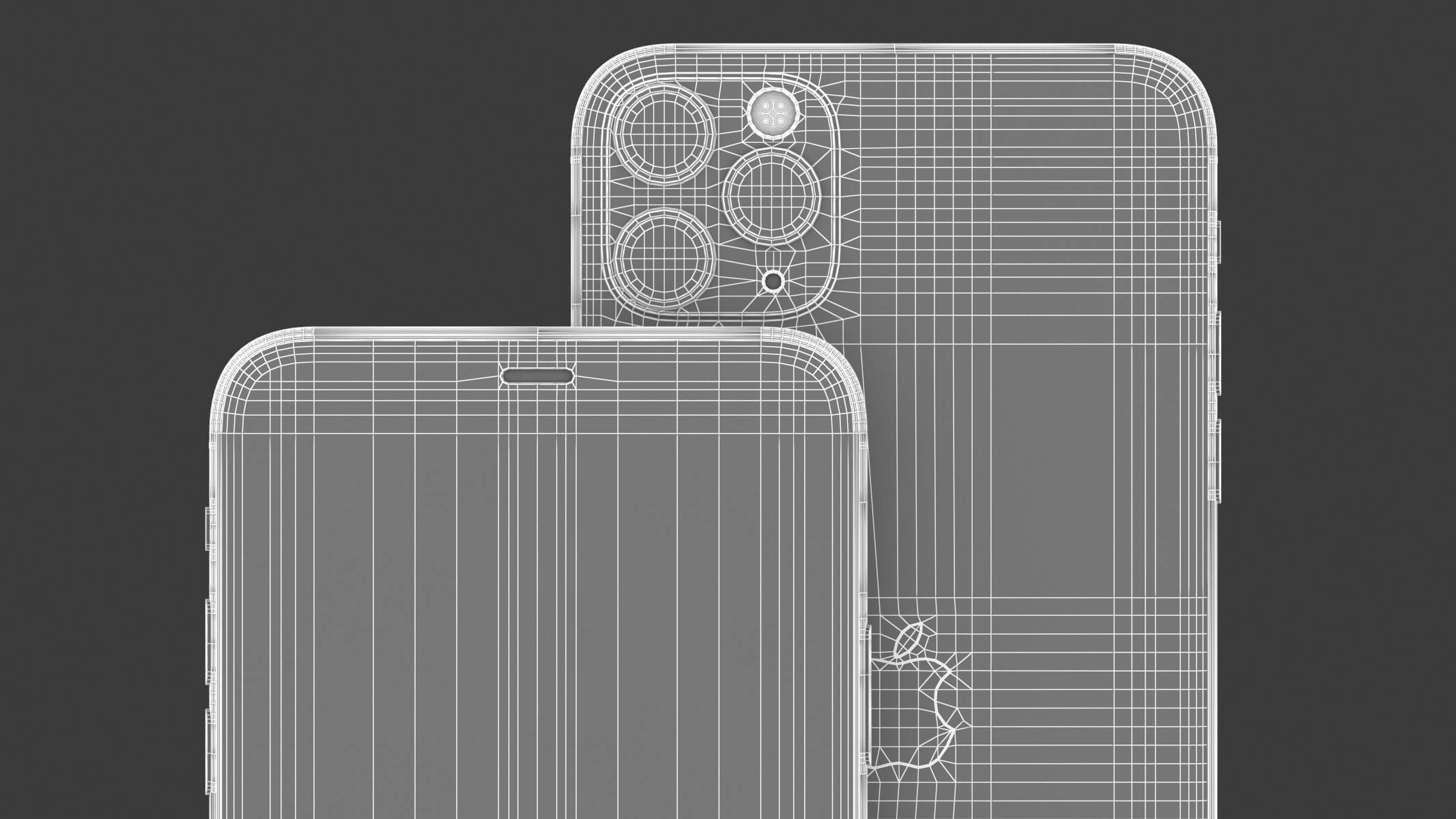 Apple IPhone 11 Pro Max Space Gray - 3D Model by frezzy