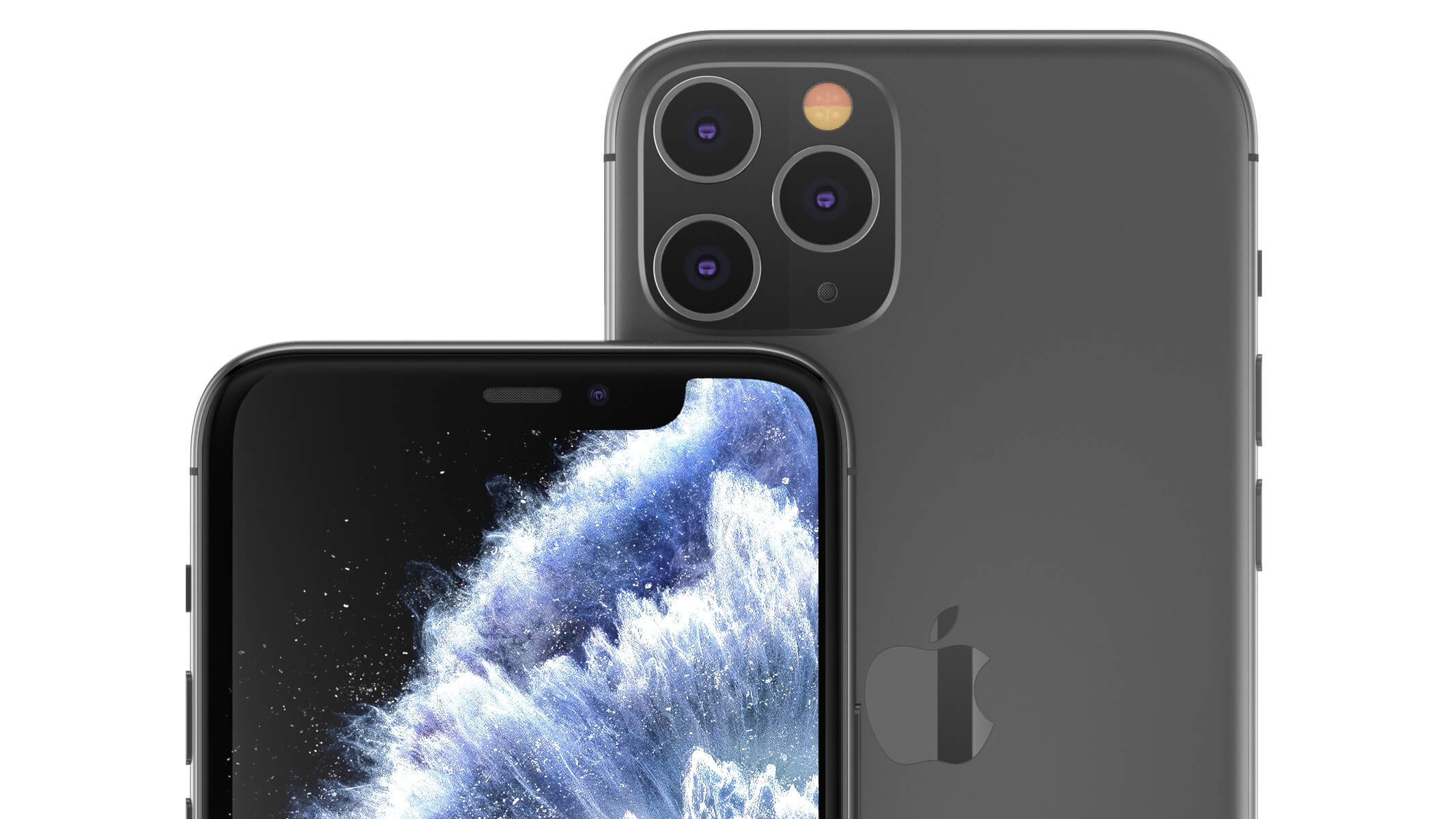 Apple IPhone 11 Pro Space Gray - 3D Model by frezzy