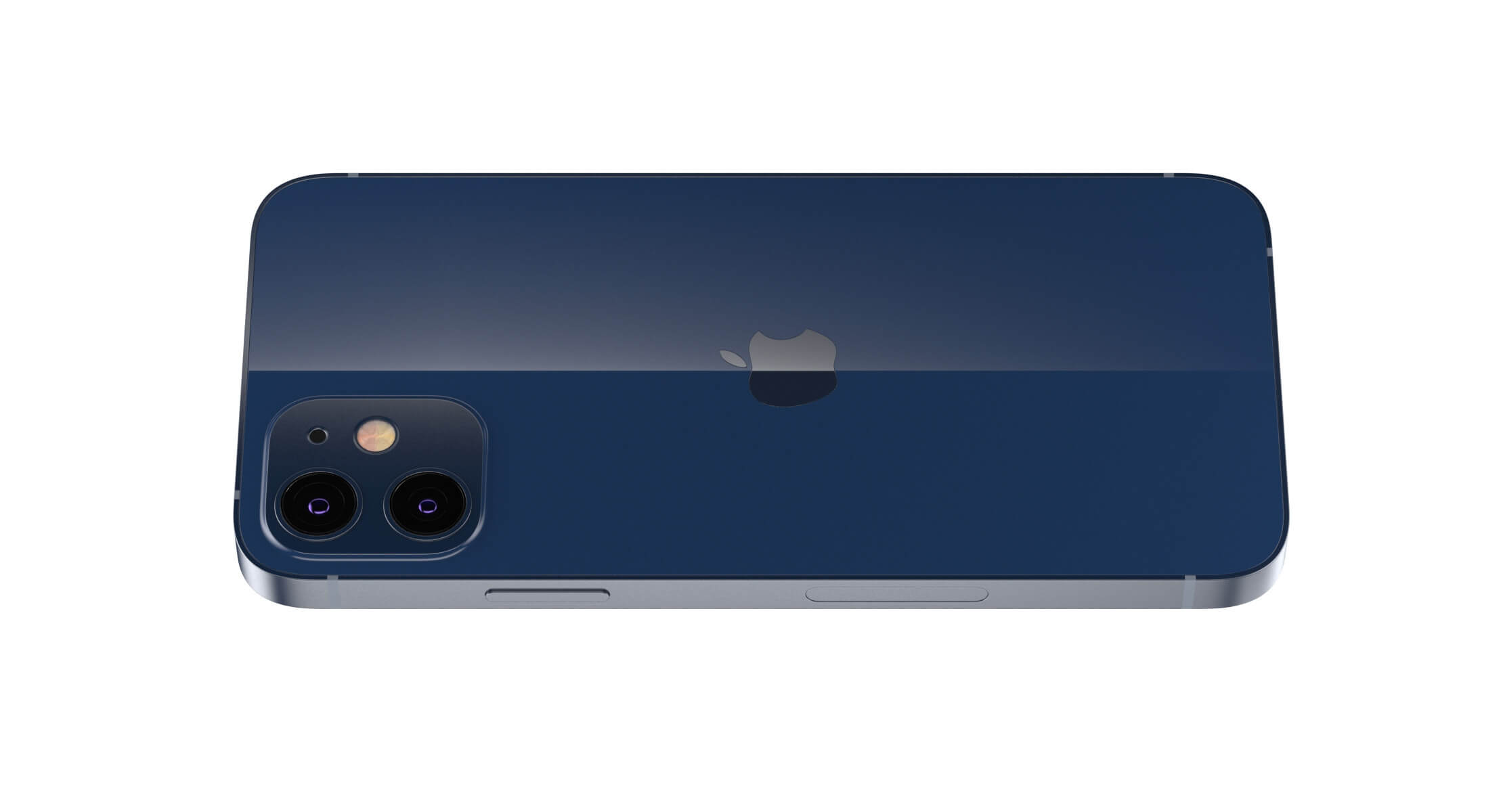 Apple IPhone 12 Blue - 3D Model by frezzy