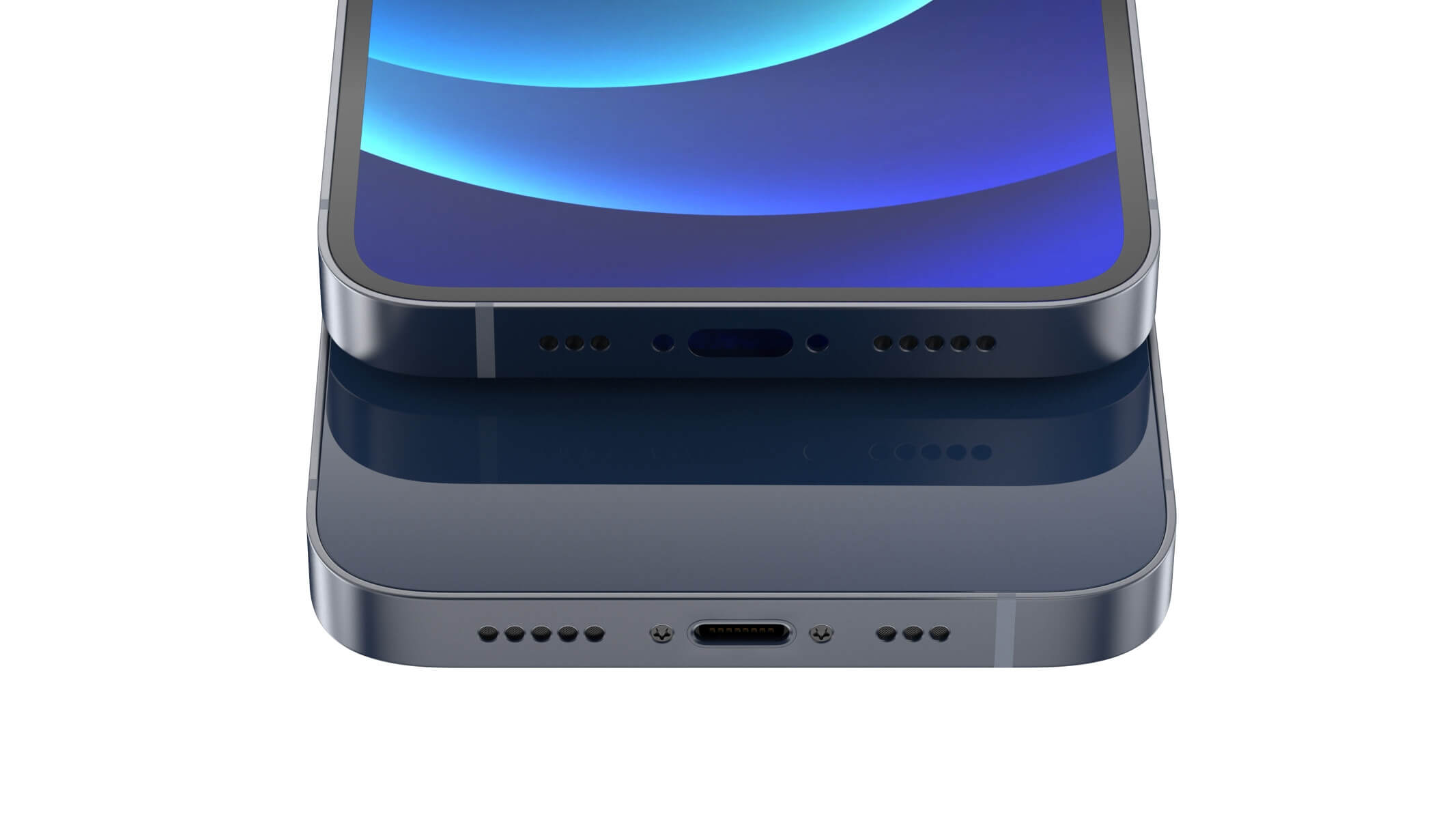 Apple IPhone 12 Blue - 3D Model by frezzy