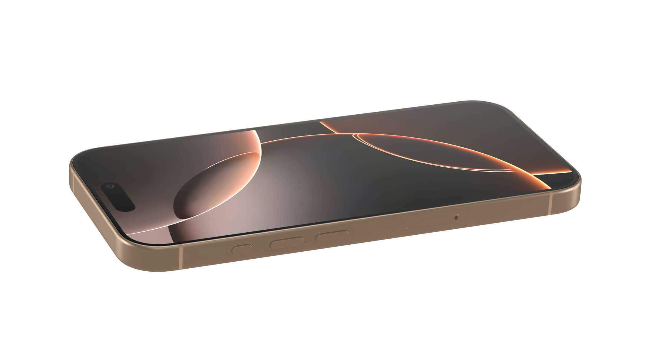 Apple iPhone 16 Pro Desert Titanium - 3D Model by frezzy