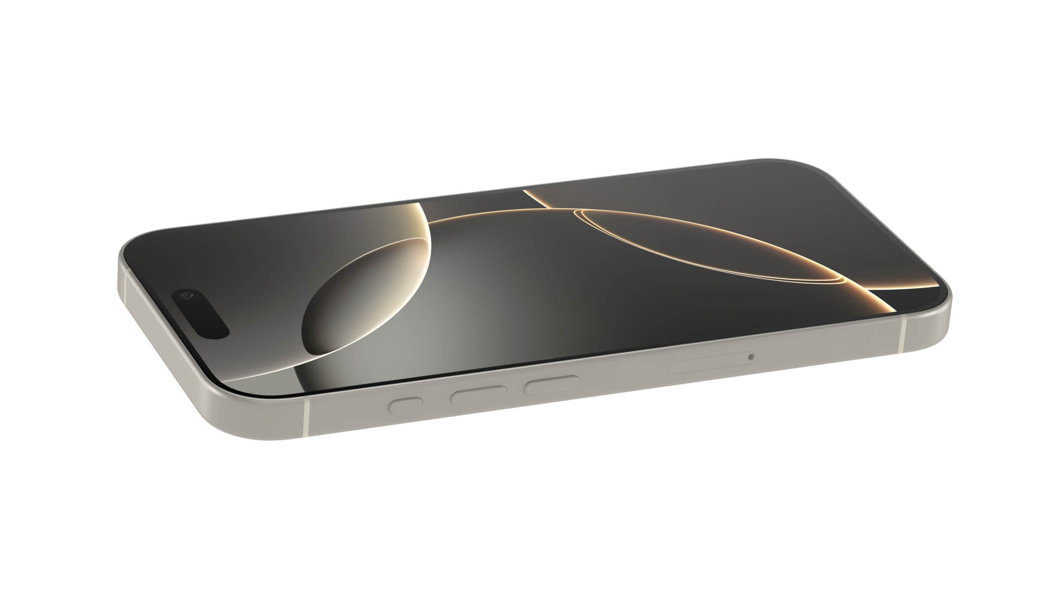 Apple iPhone 16 Pro Nature Titanium - 3D Model by frezzy