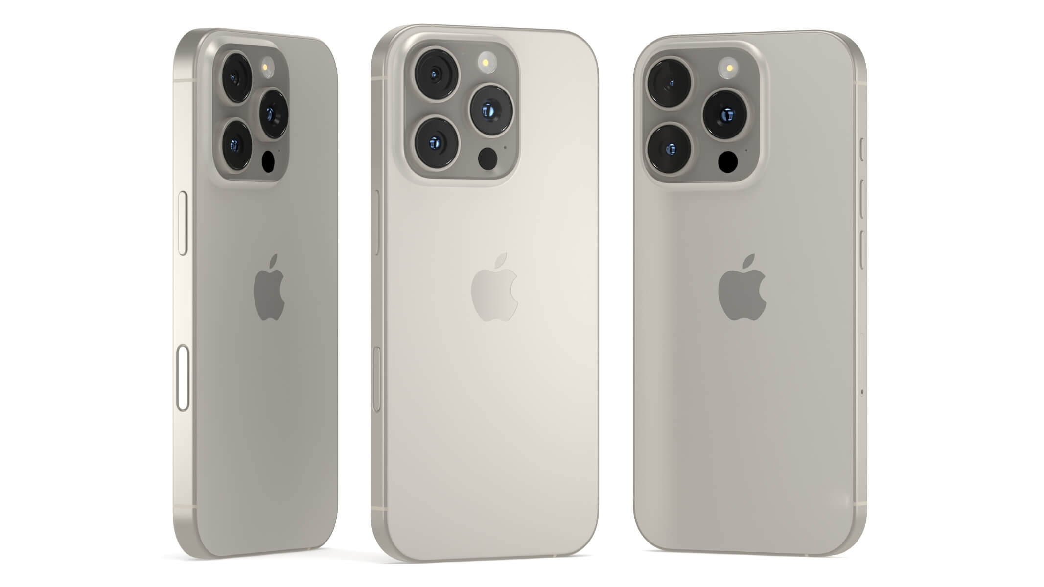 Apple iPhone 16 Pro Nature Titanium - 3D Model by frezzy