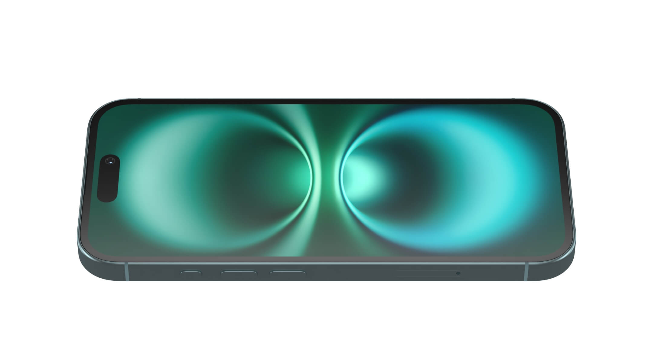 Apple iPhone 16 Teal - 3D Model by frezzy