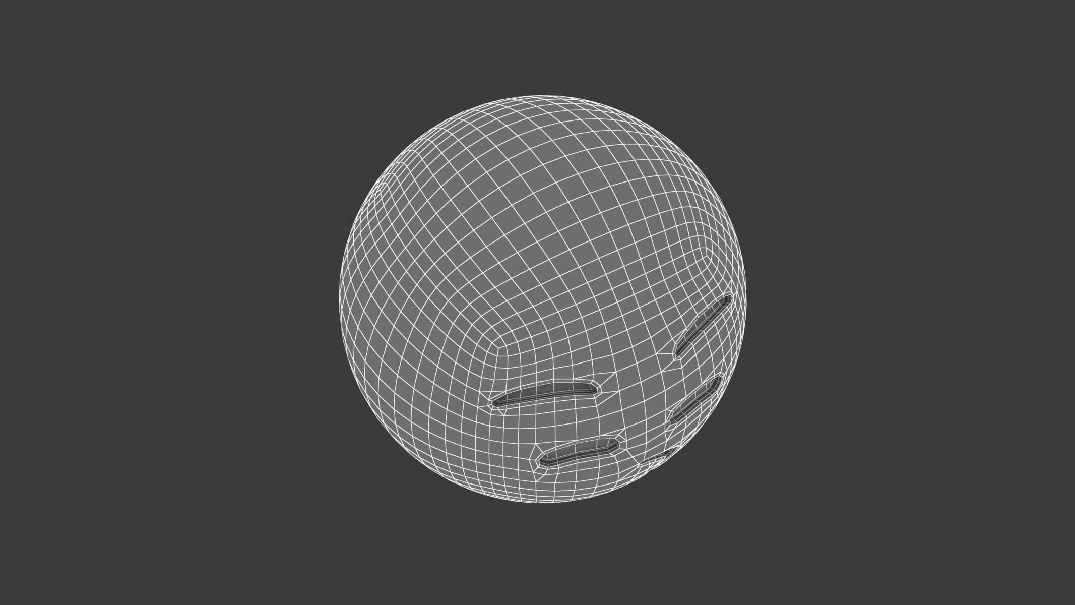 Kissing Face With Closed Eyes - 3D Model by frezzy