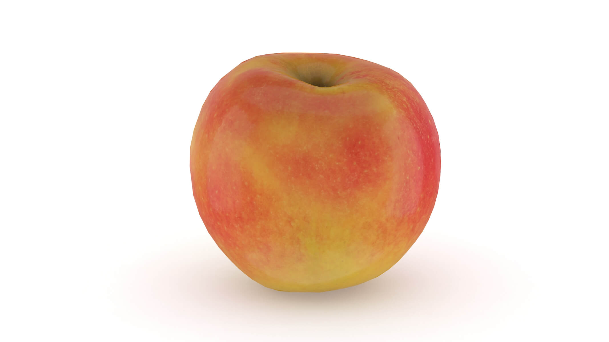 Apple Low Poly - 3D Model by frezzy