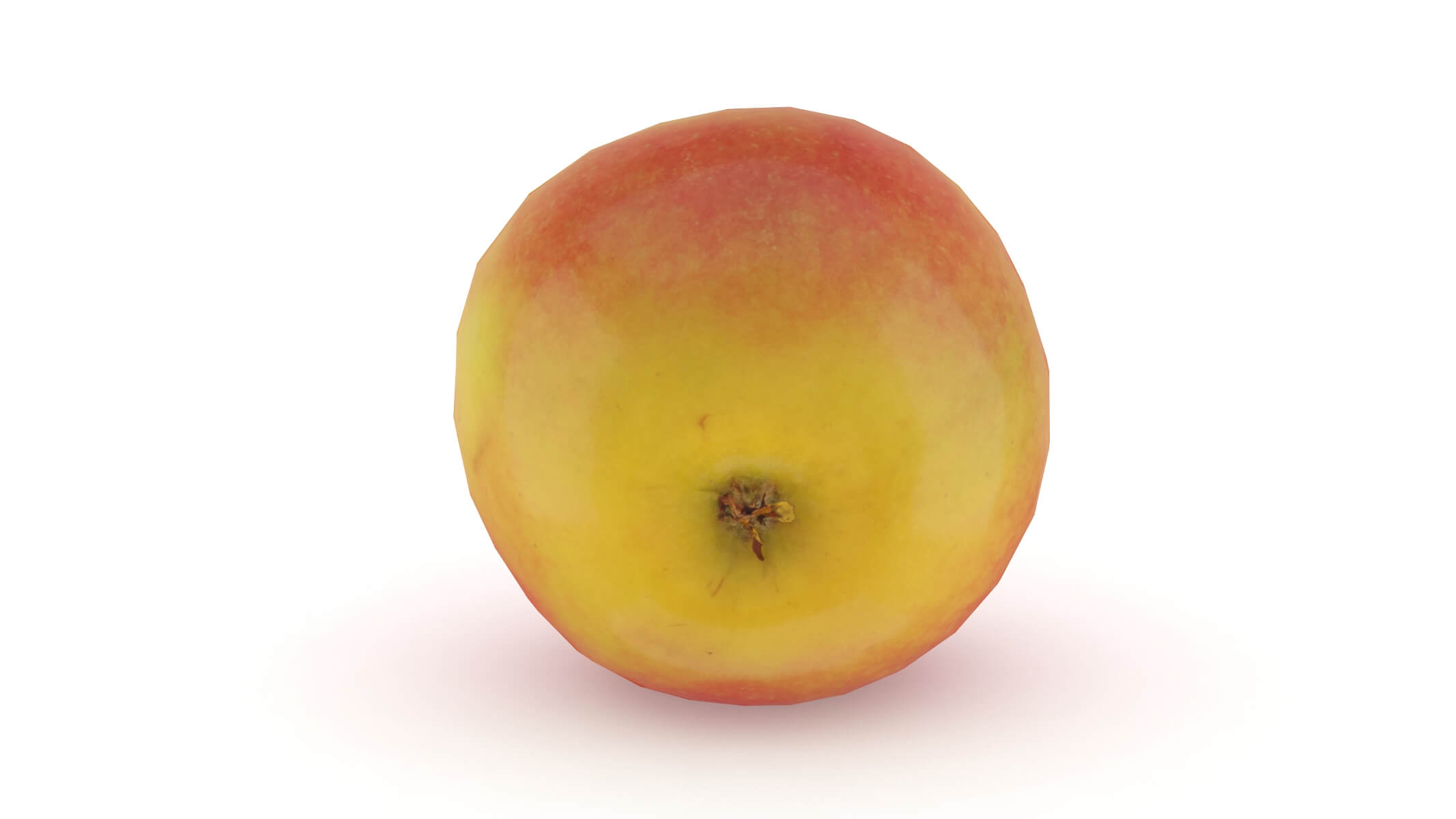 Apple Low Poly - 3D Model by frezzy