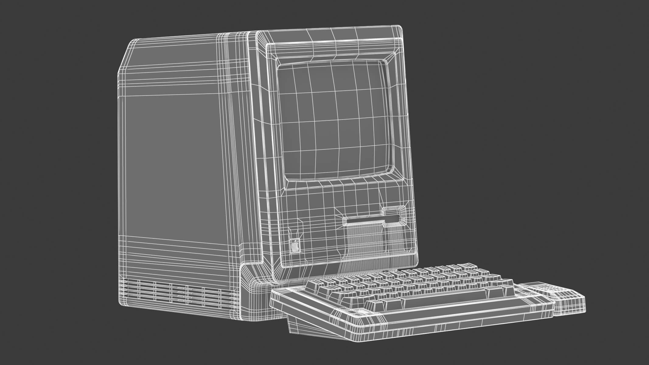 Apple Macintosh 128K - 3D Model by frezzy