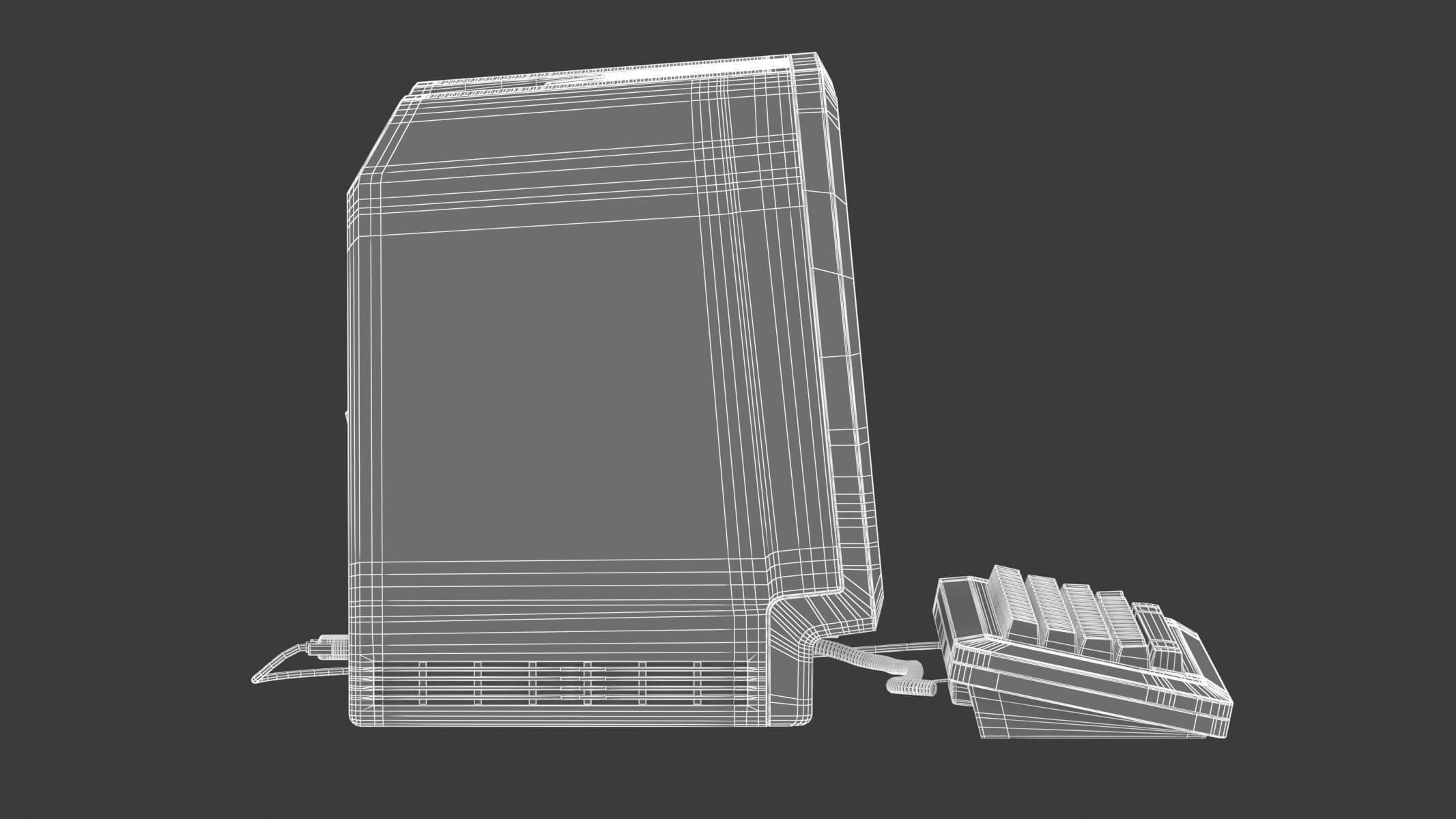 Apple Macintosh 128K - 3D Model by frezzy