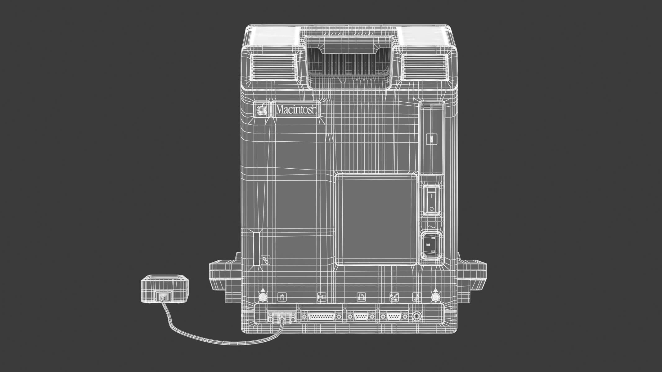 Apple Macintosh 128K - 3D Model by frezzy