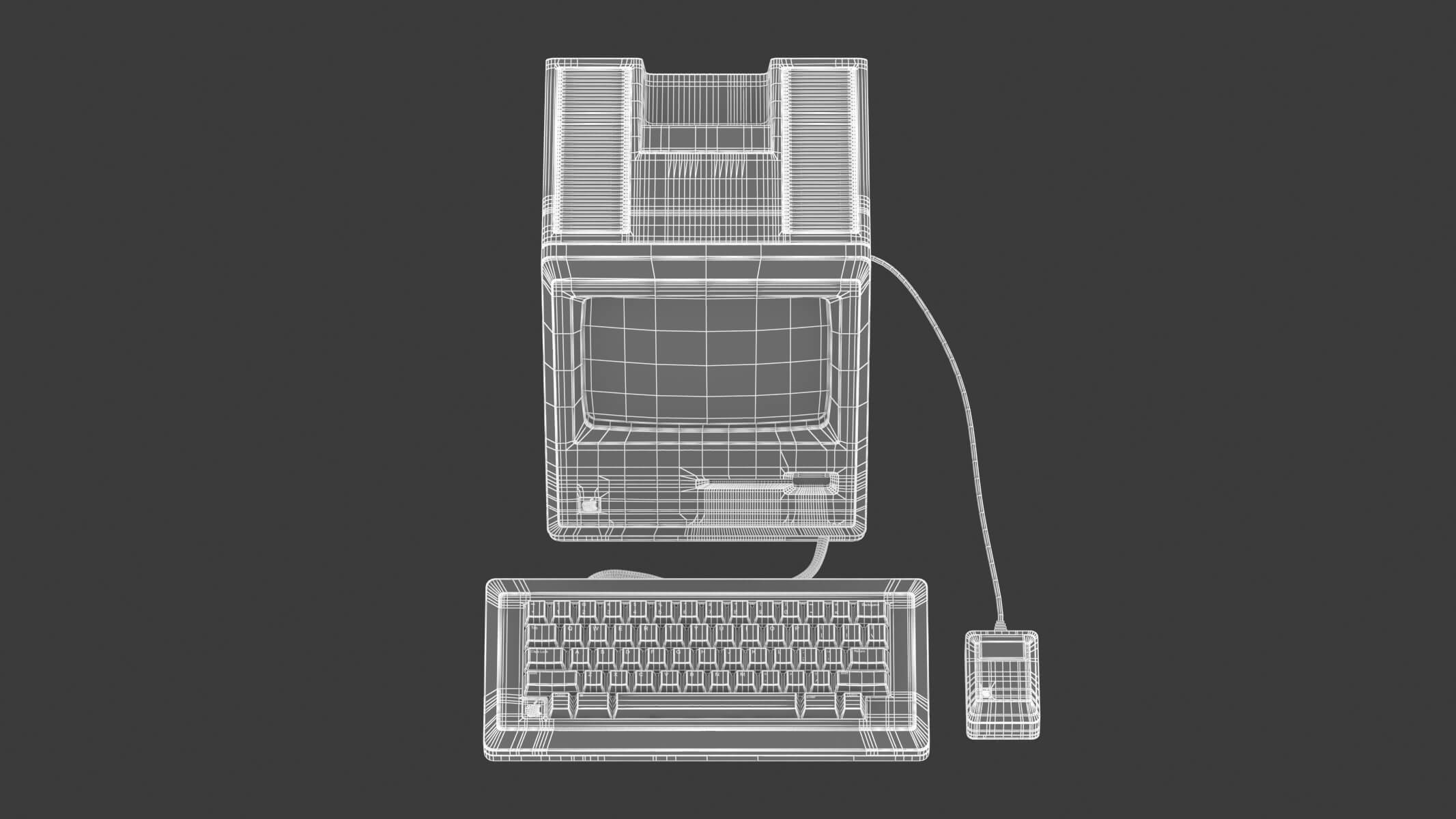 Apple Macintosh 128K - 3D Model by frezzy