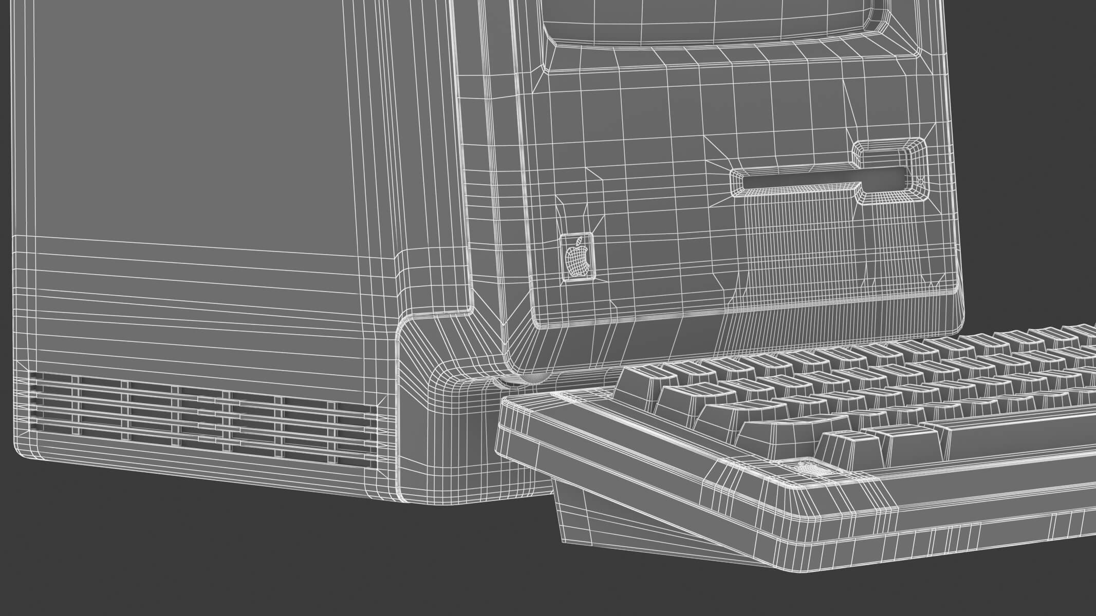 Apple Macintosh 128K - 3D Model by frezzy