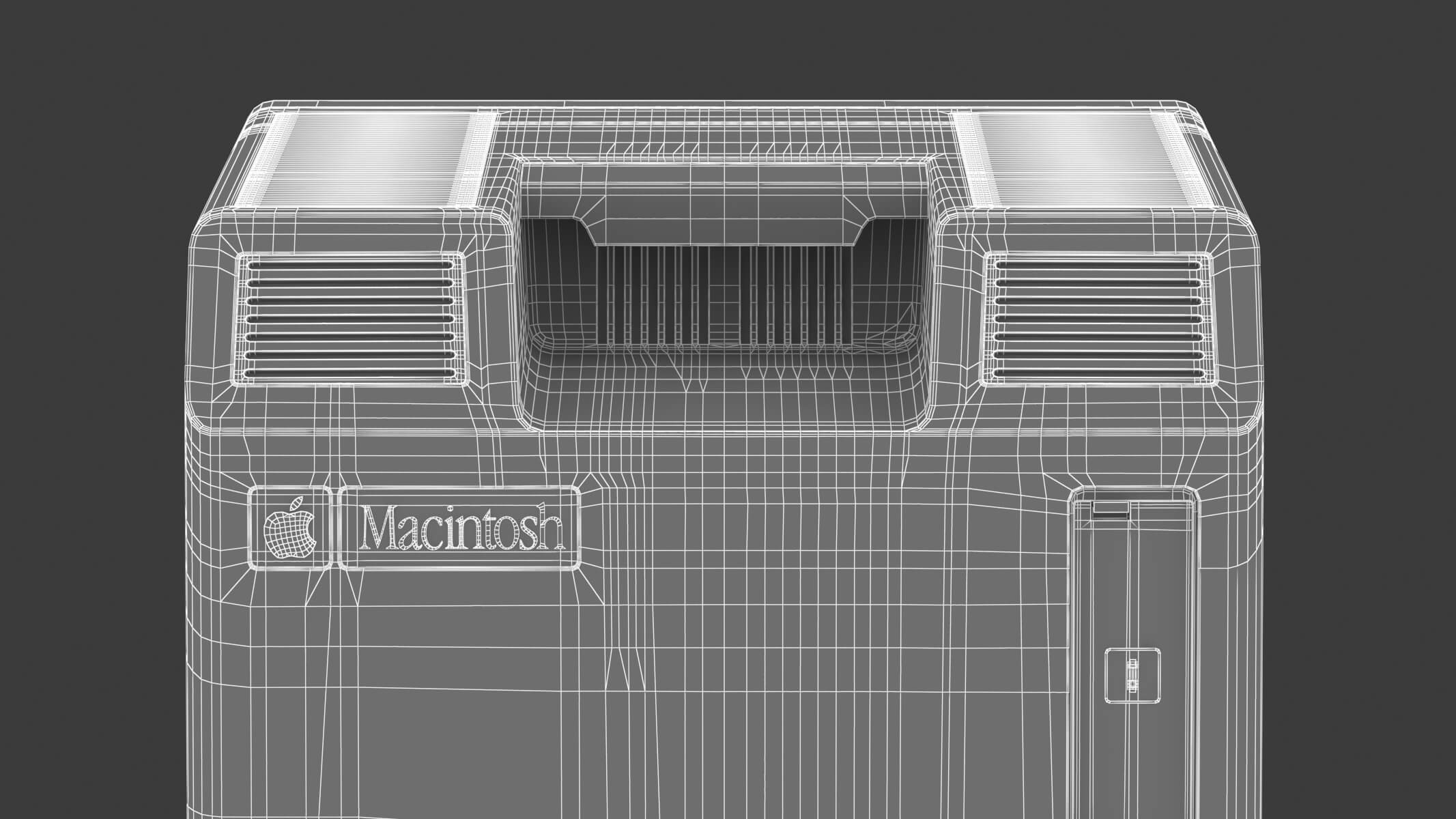 Apple Macintosh 128K - 3D Model by frezzy