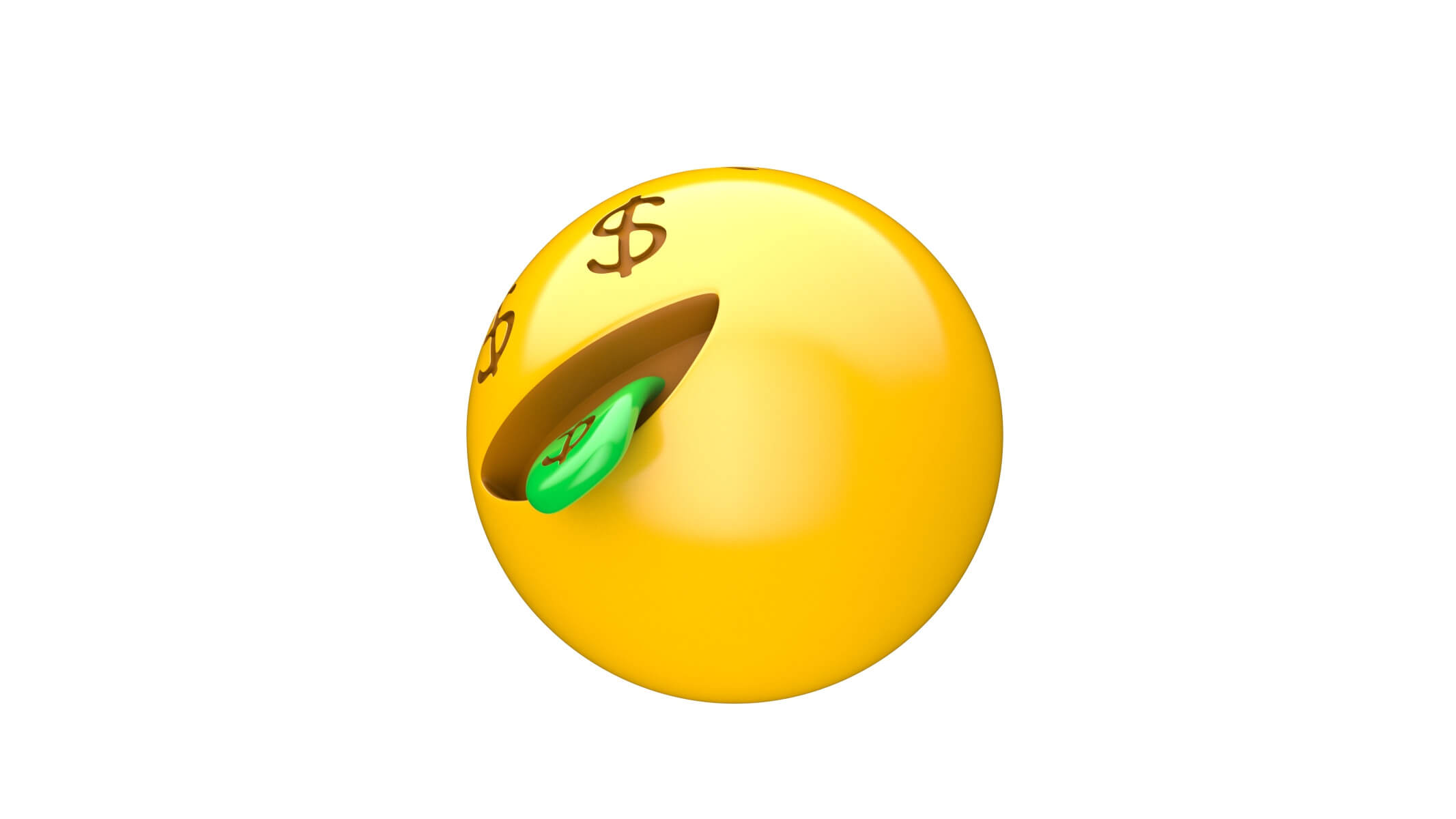 Money-Mouth Face 3D Model by frezzy
