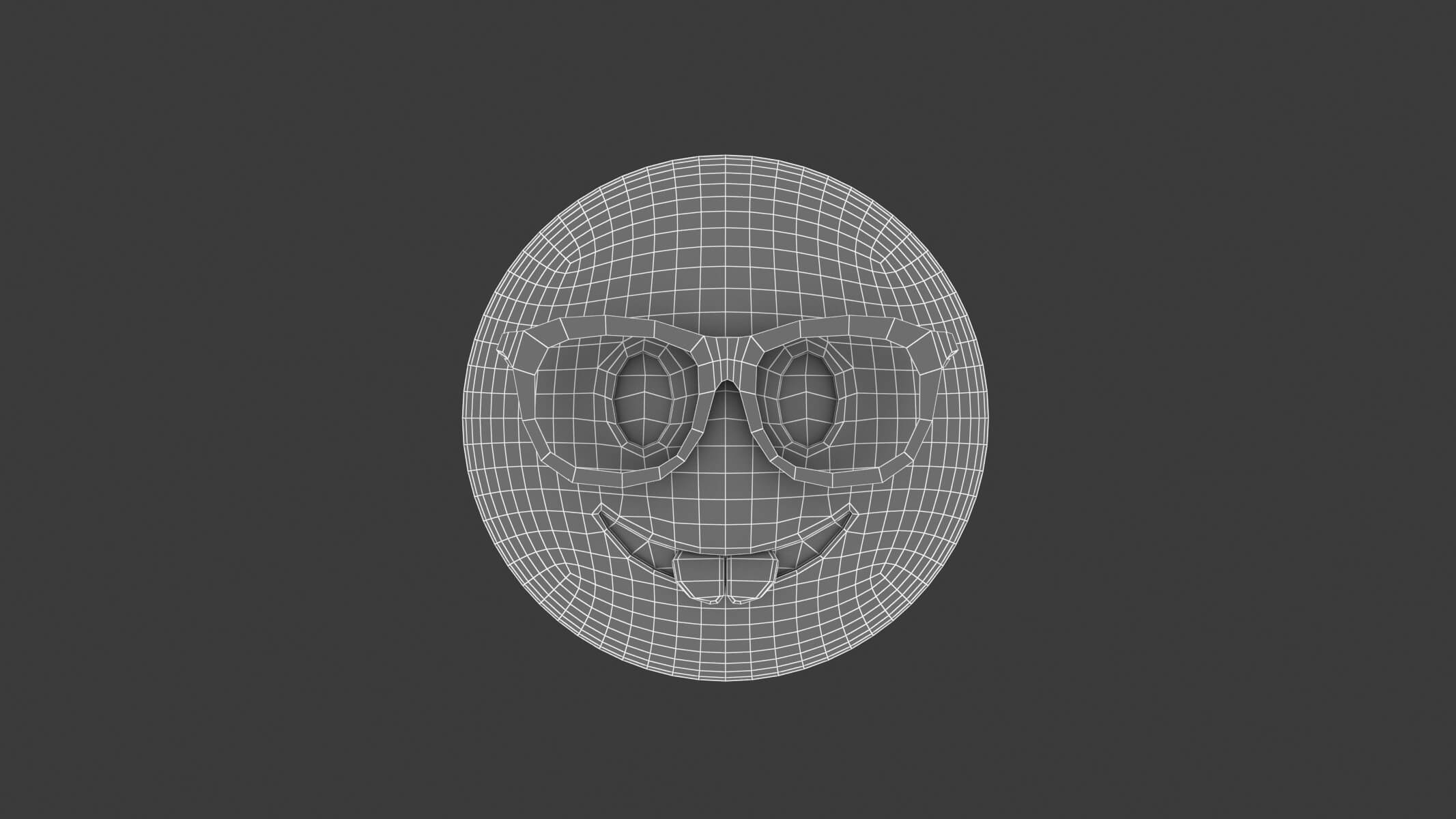 Nerd Face - 3D Model by frezzy