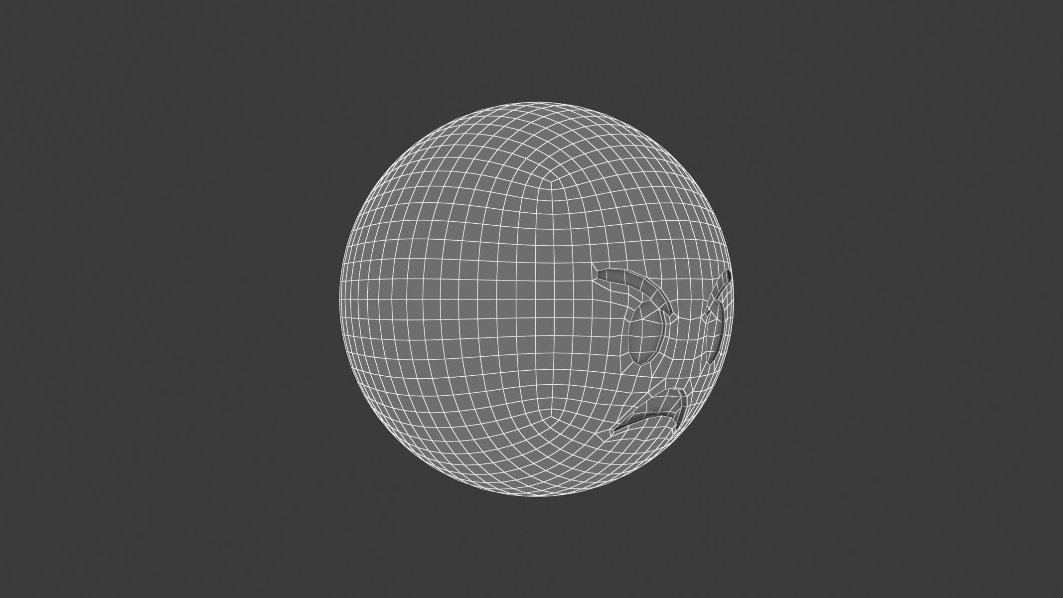 Apple Pouting Face - 3D Model by frezzy