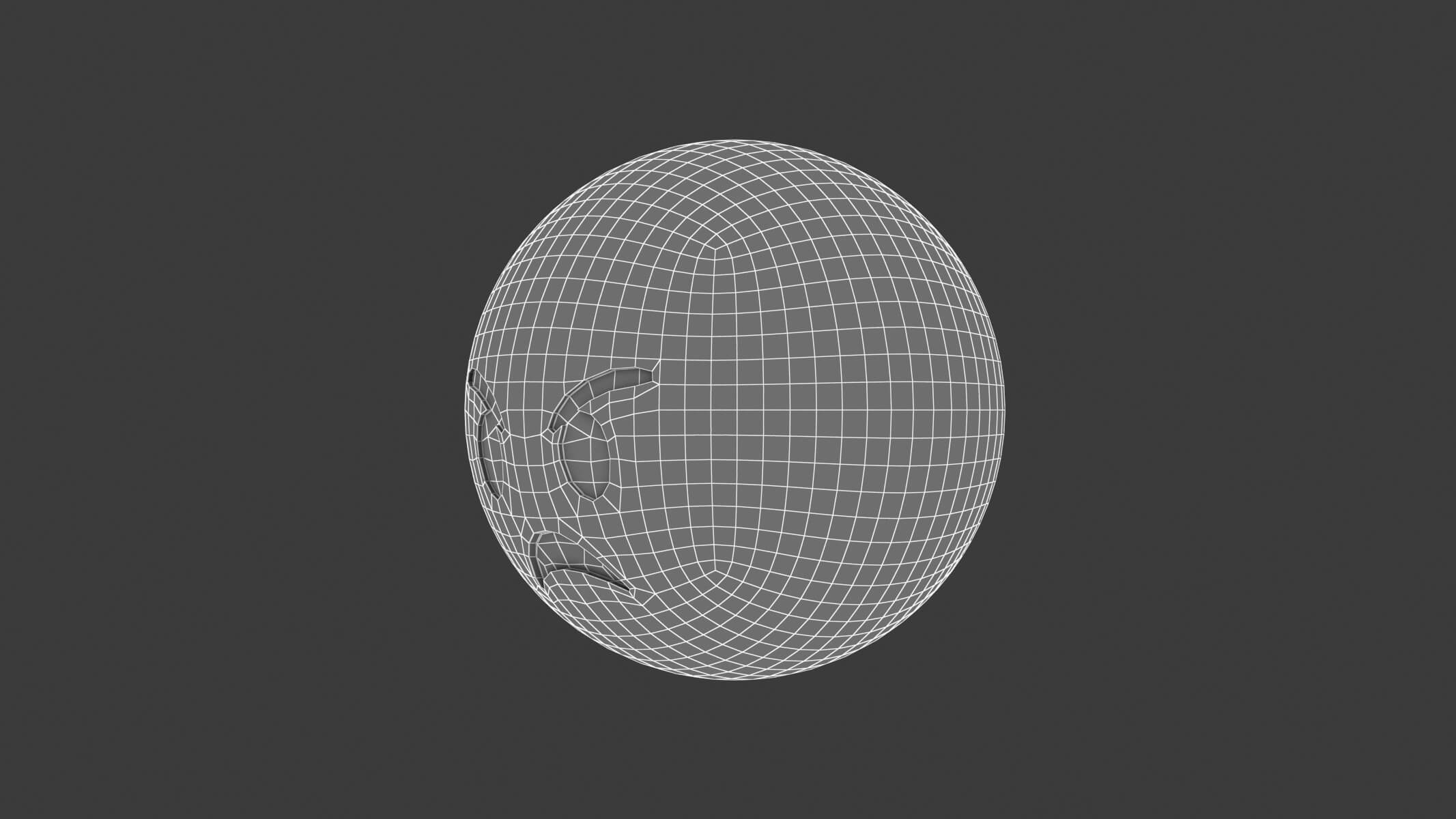 Apple Pouting Face - 3D Model by frezzy