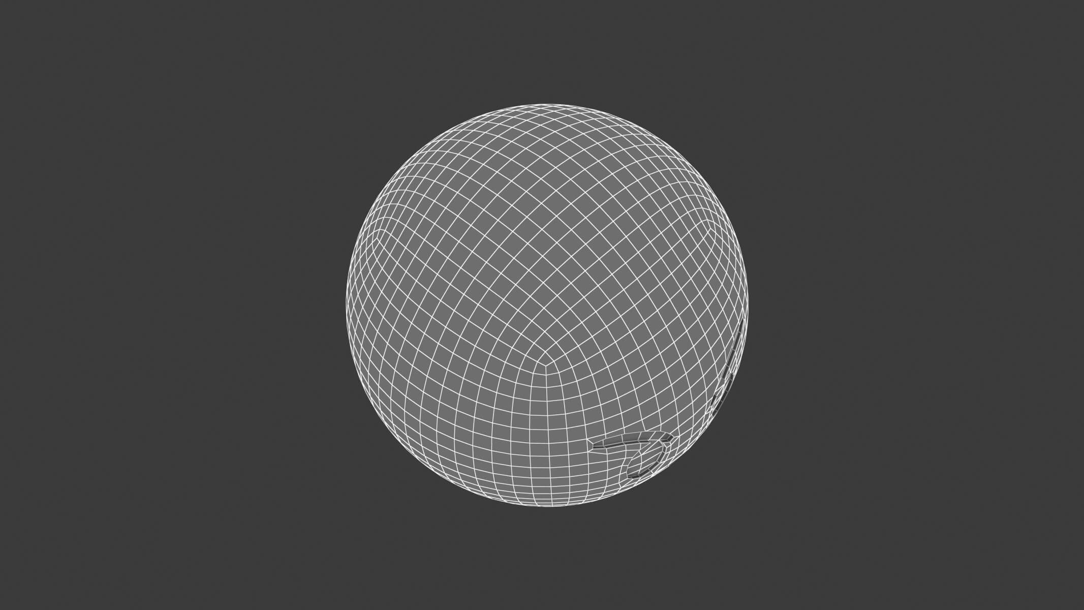 Apple Pouting Face - 3D Model by frezzy