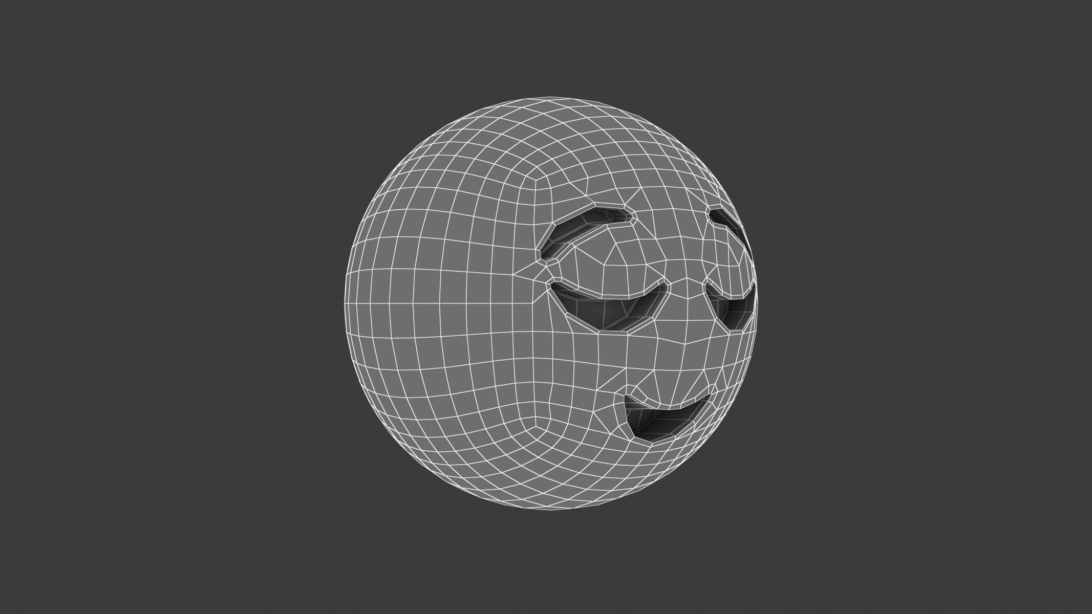 Relieved Face - 3D Model by frezzy