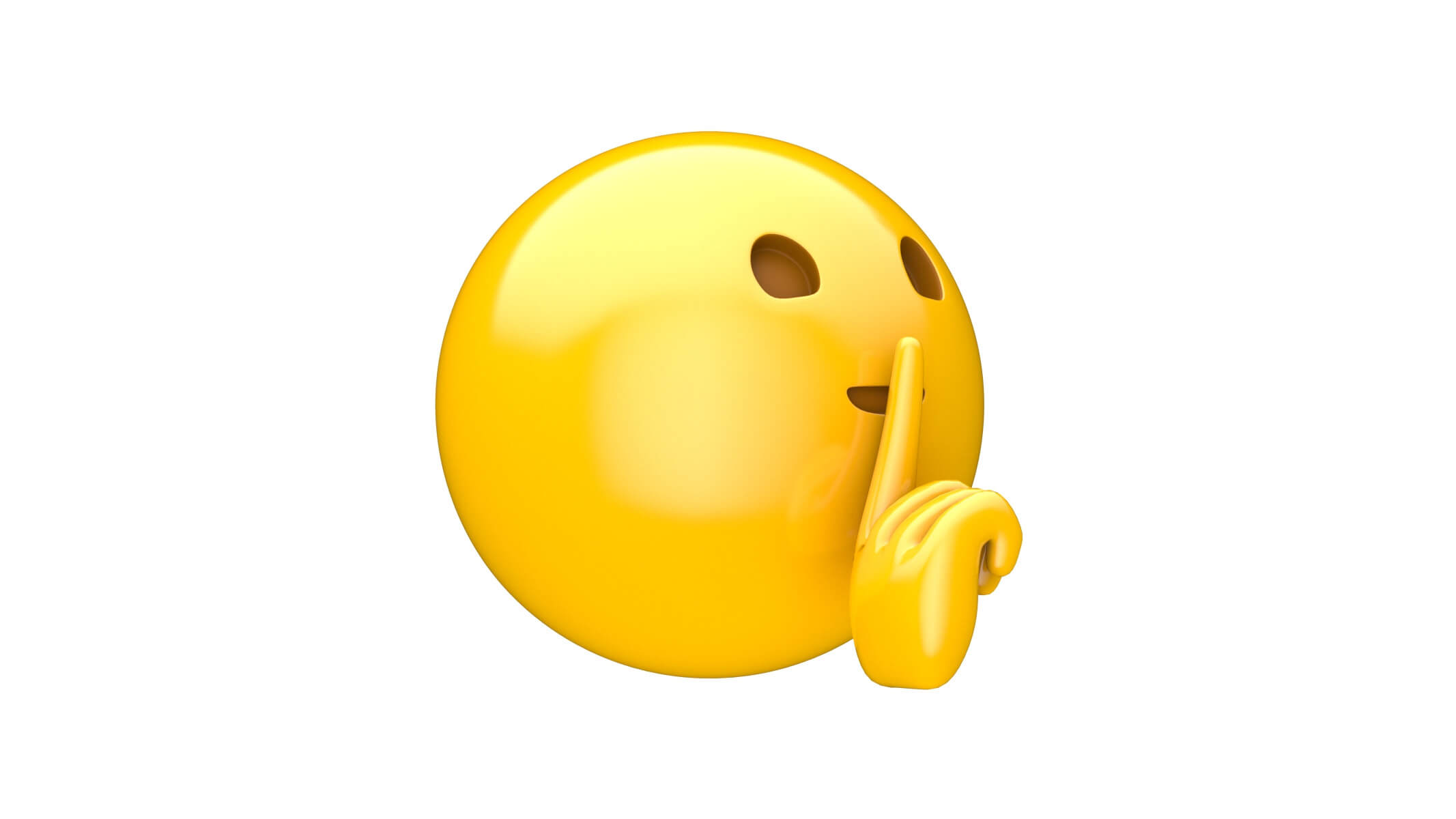 Shushing Face - 3D Model by frezzy