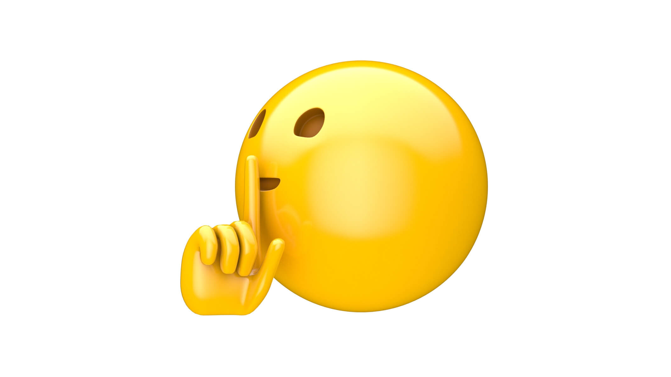 Shushing Face - 3D Model by frezzy