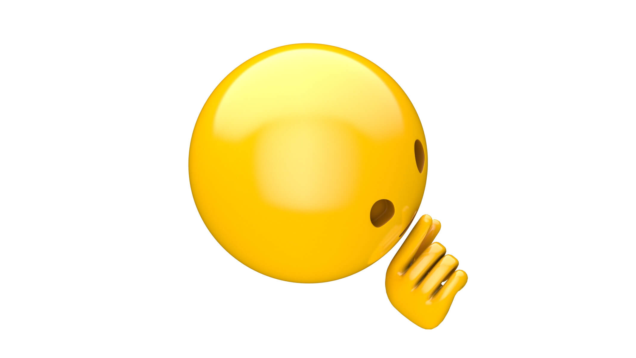 Shushing Face - 3D Model by frezzy