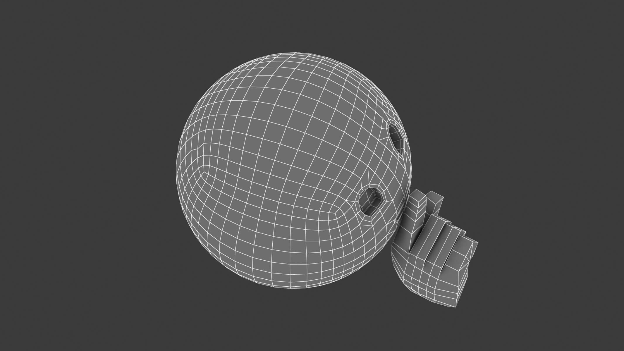 Shushing Face - 3D Model by frezzy